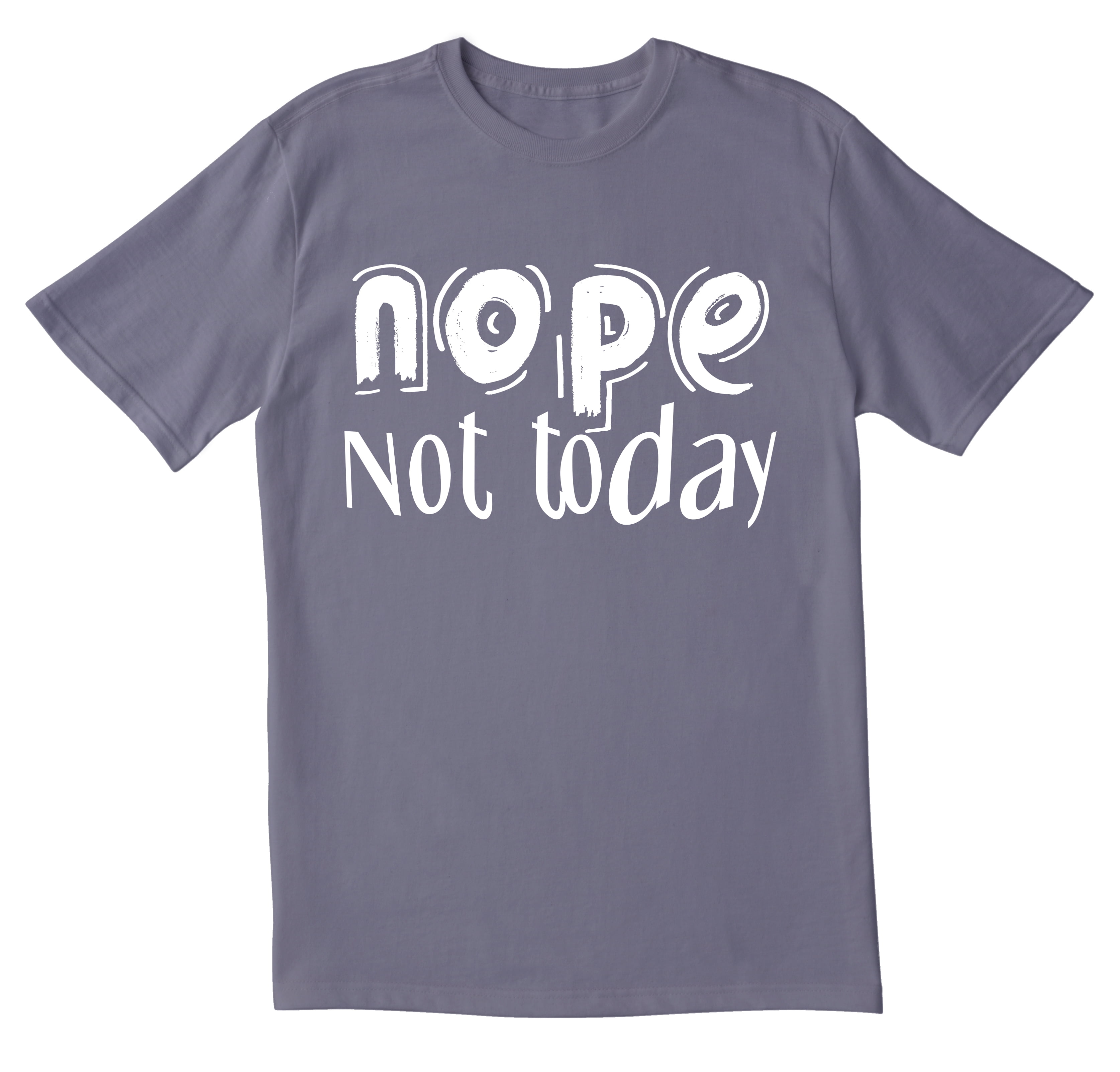 TotallyTorn Nope Not Today Novelty Sarcastic Funny Saying Tees Mens Graphic T Shirts - Walmart.com