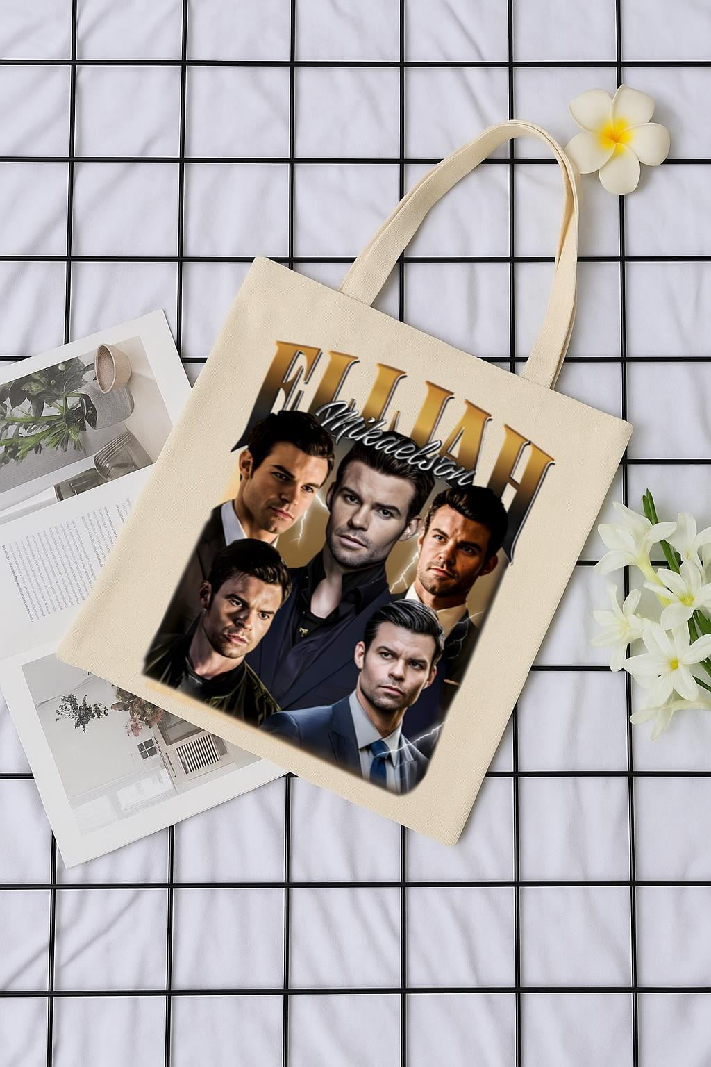 Tote Bag Adults ,Elijah Mikaelson The Vampire Diaries Tote Bag-TH26744 ...