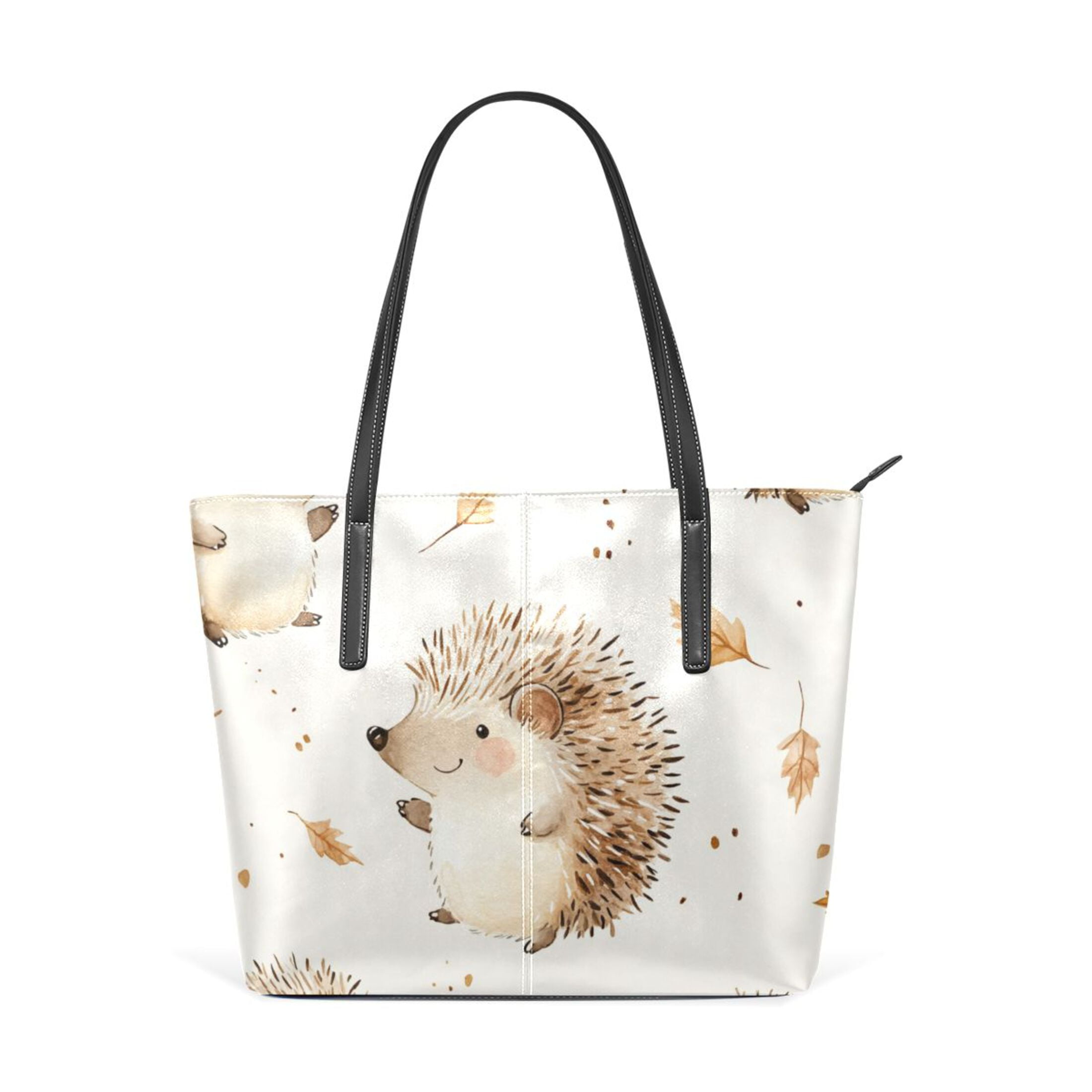Tote Bag Aesthetic leather Handbags with Zipper for Women Travel ...