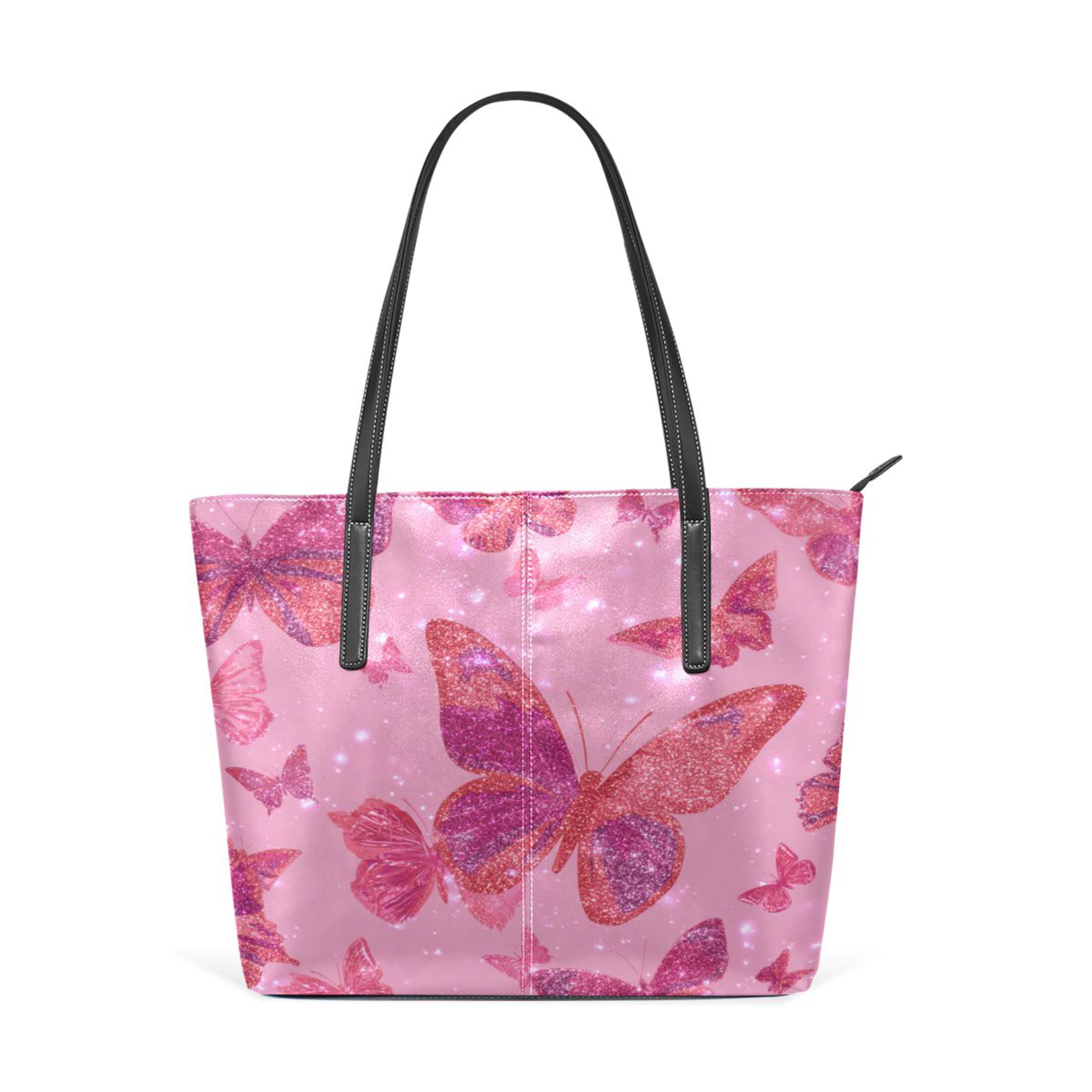 Tote Bag Aesthetic leather Handbags with Zipper for Women Travel ...
