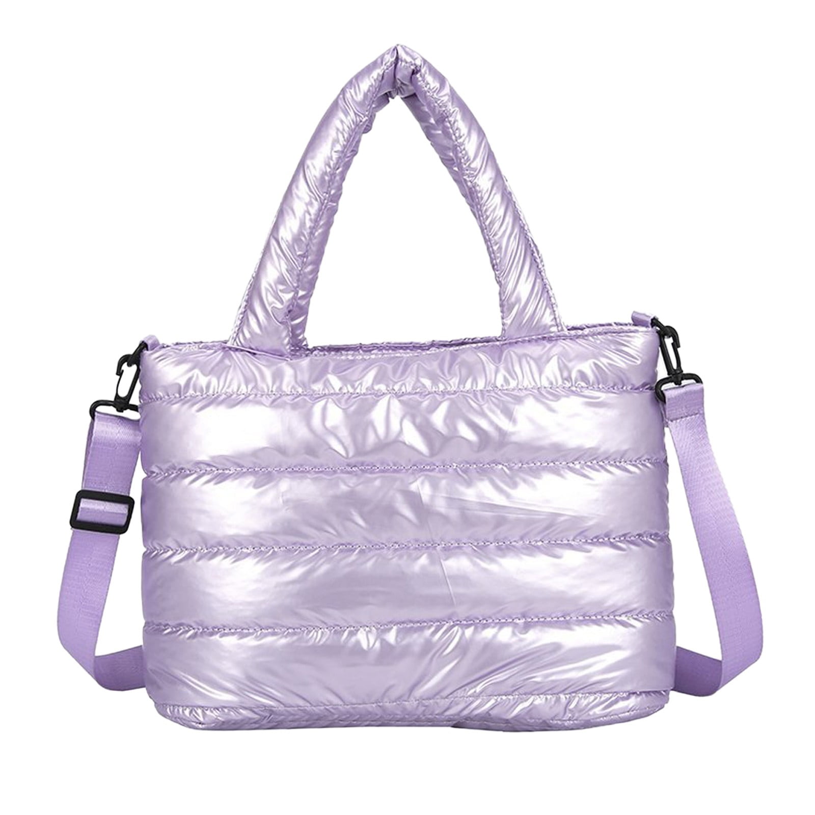 Tote Bag For Women Quilted Handbag Lightweight Winter Down Cotton ...