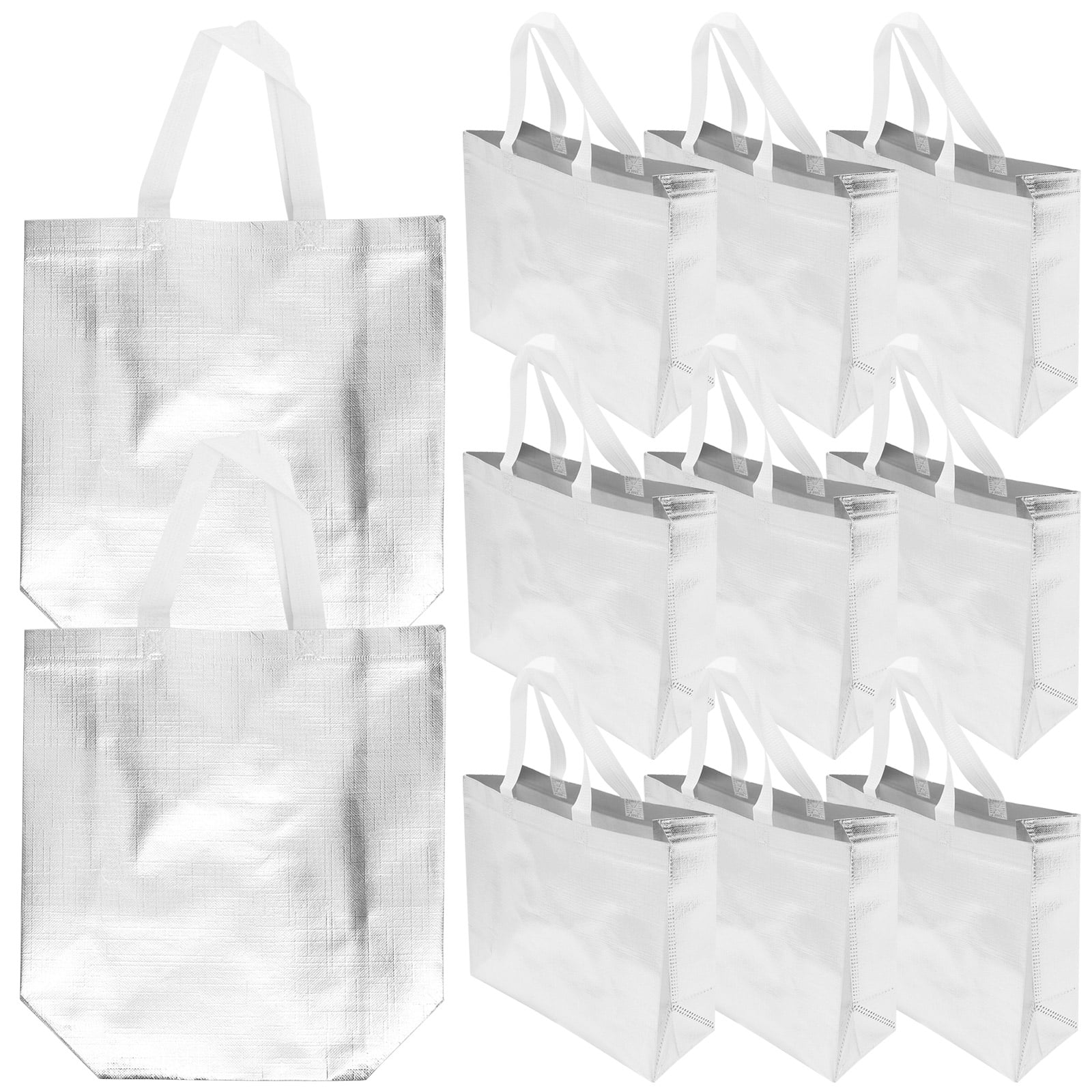 Tote Bag Groceries Foldable Hand Bags for Books School Grocery Glitter ...