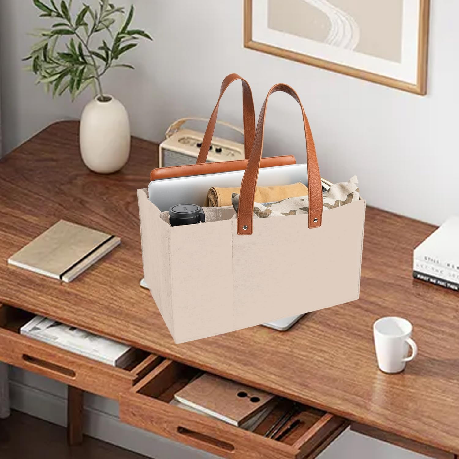 Tote Bag Organizer Insert, Bag Organizer for Totes, Portable File ...