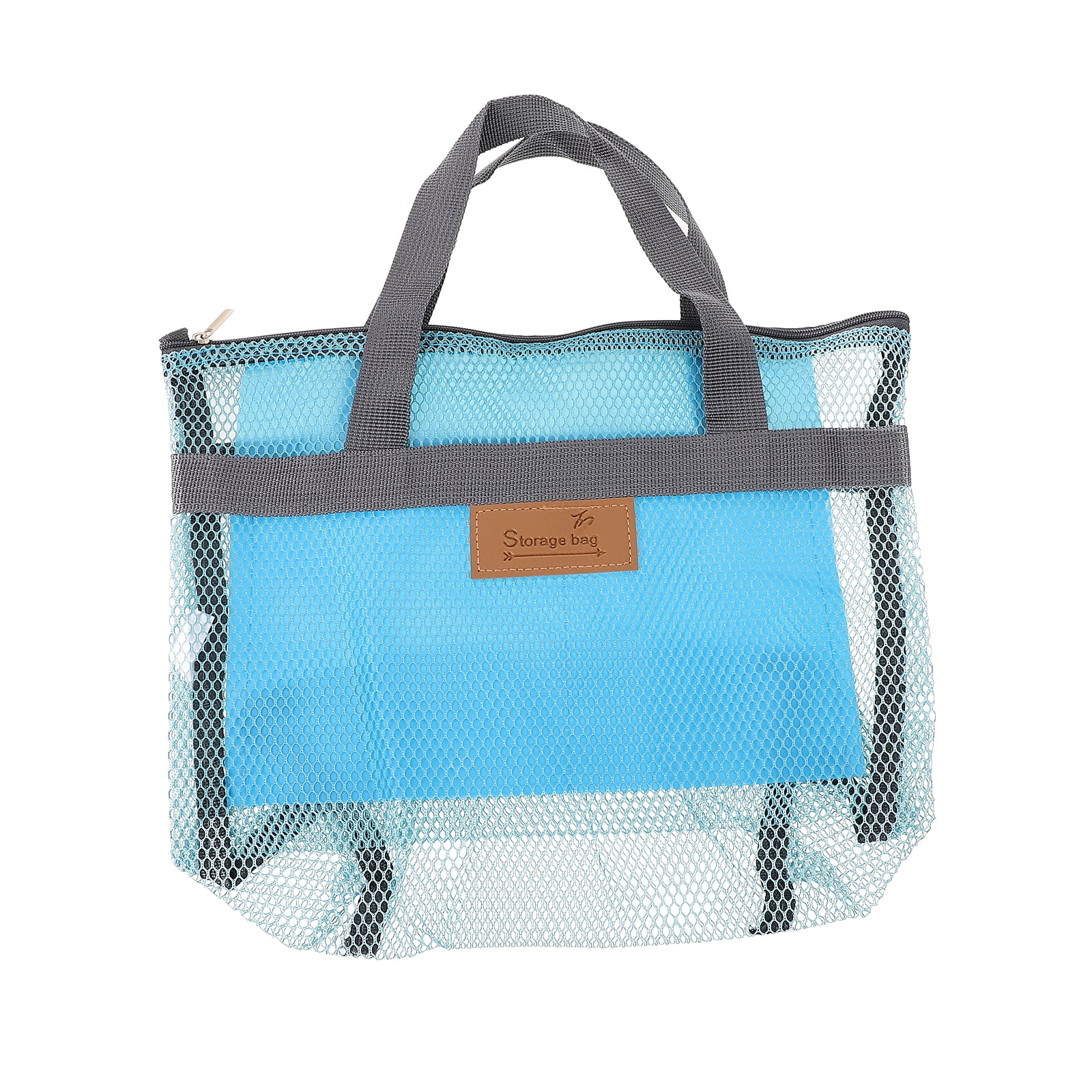 Tote Bag Organizer Women Essentials Storage Bag Zippered Pocket Beach ...