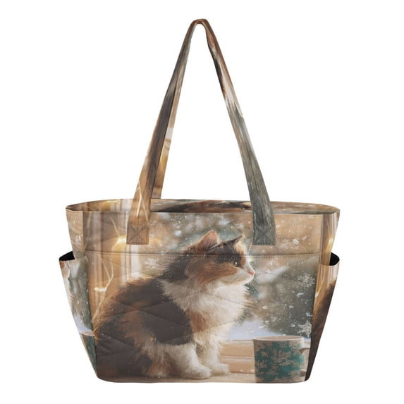 Tote Bag Quilted Tote Bag Women's Tote Handbags Suitable for Work ...