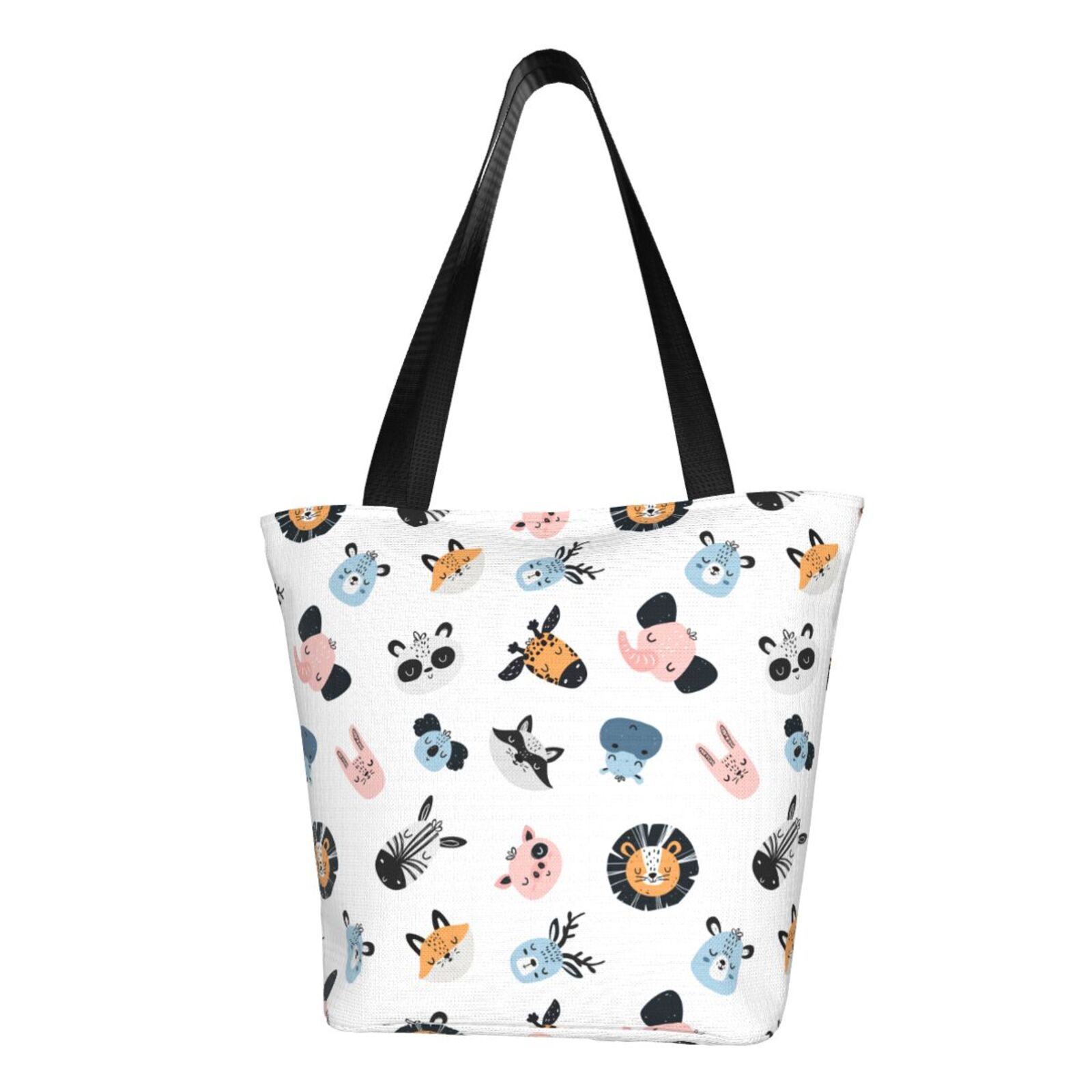 Tote Bag for Women, Cartoon animals B Large Capacity Handbags Womens ...