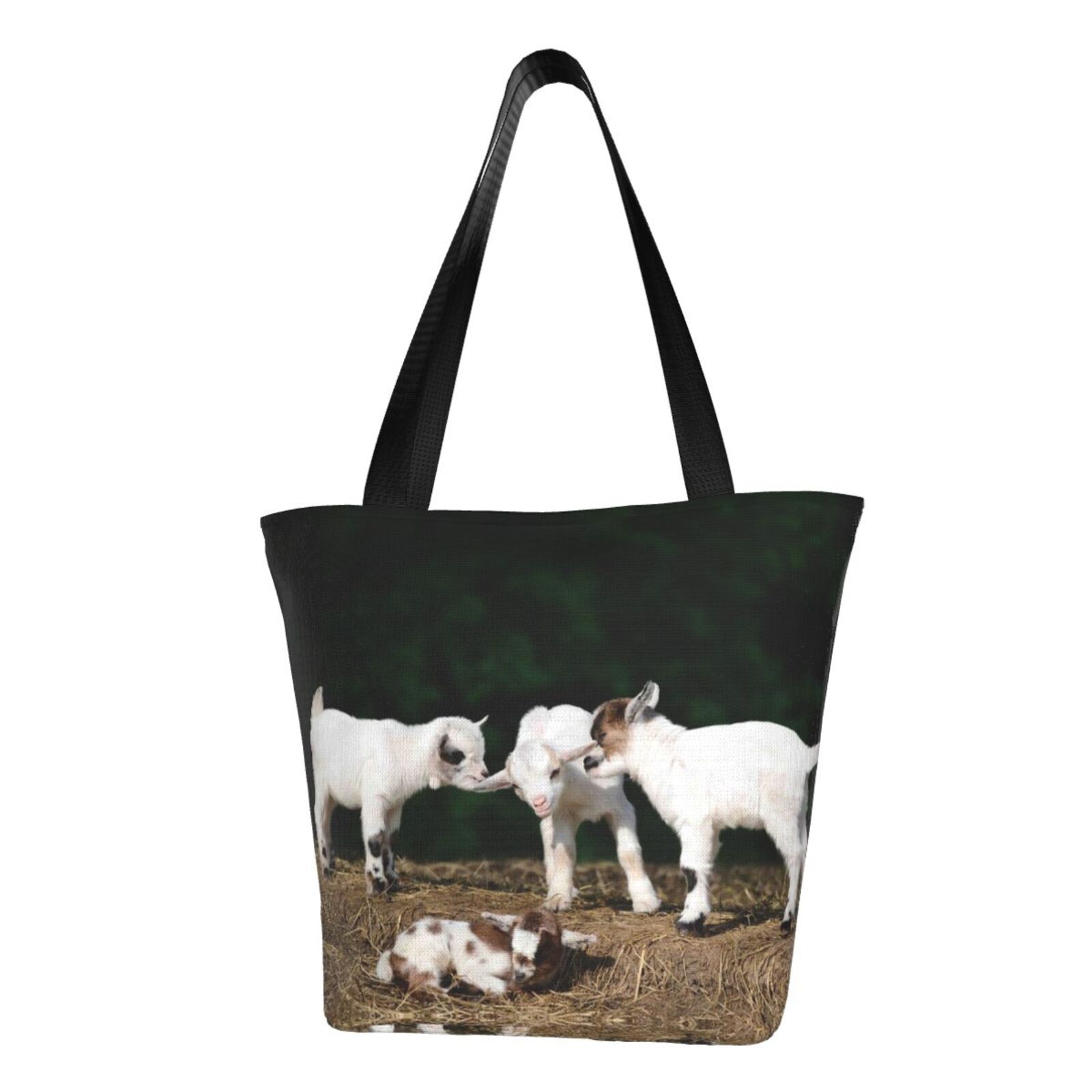 Tote Bag for Women, Cute Goat Baby Large Capacity Handbags Womens ...