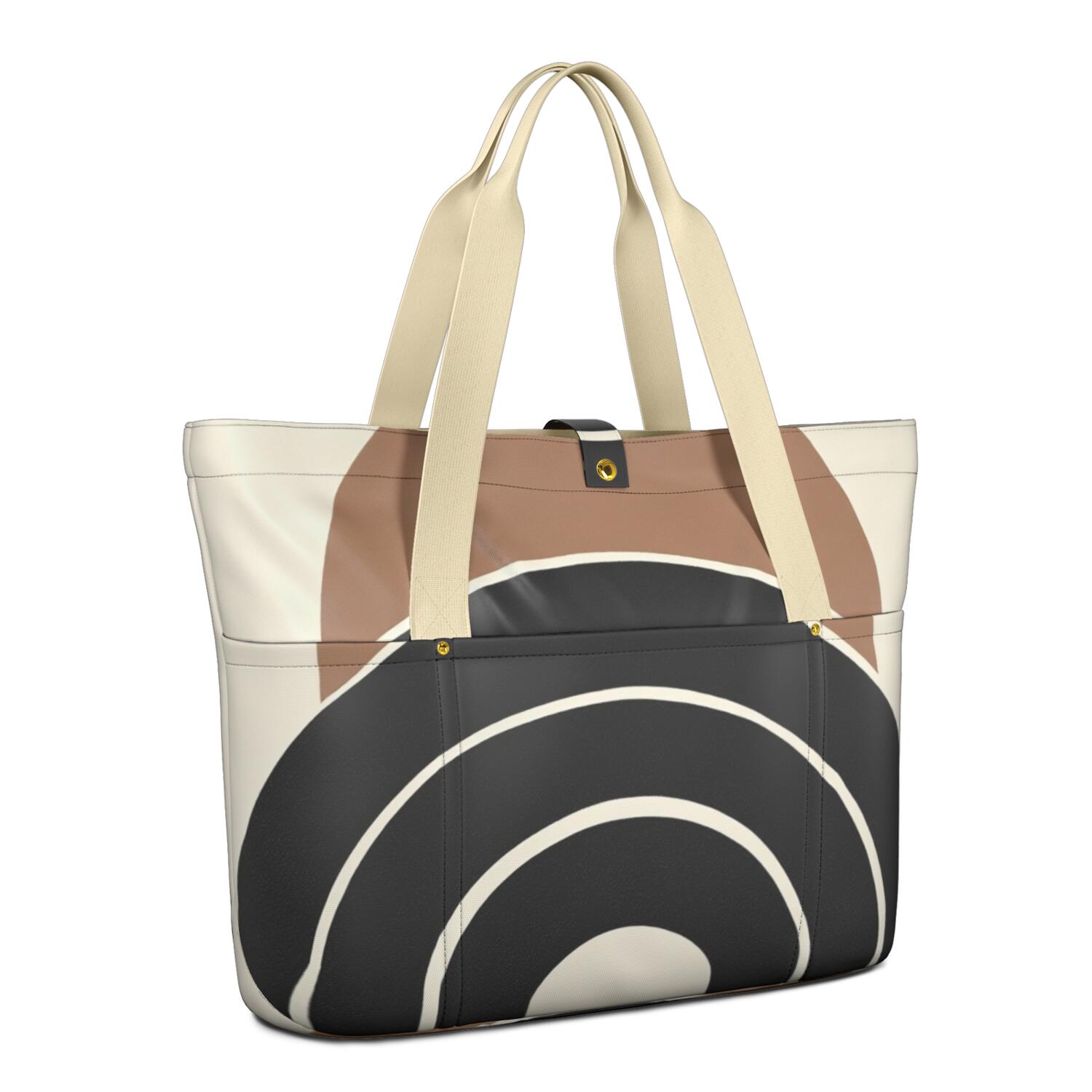 Tote Bag for Women - Boho Abstract Art Shoulder Bag - Large Utility ...