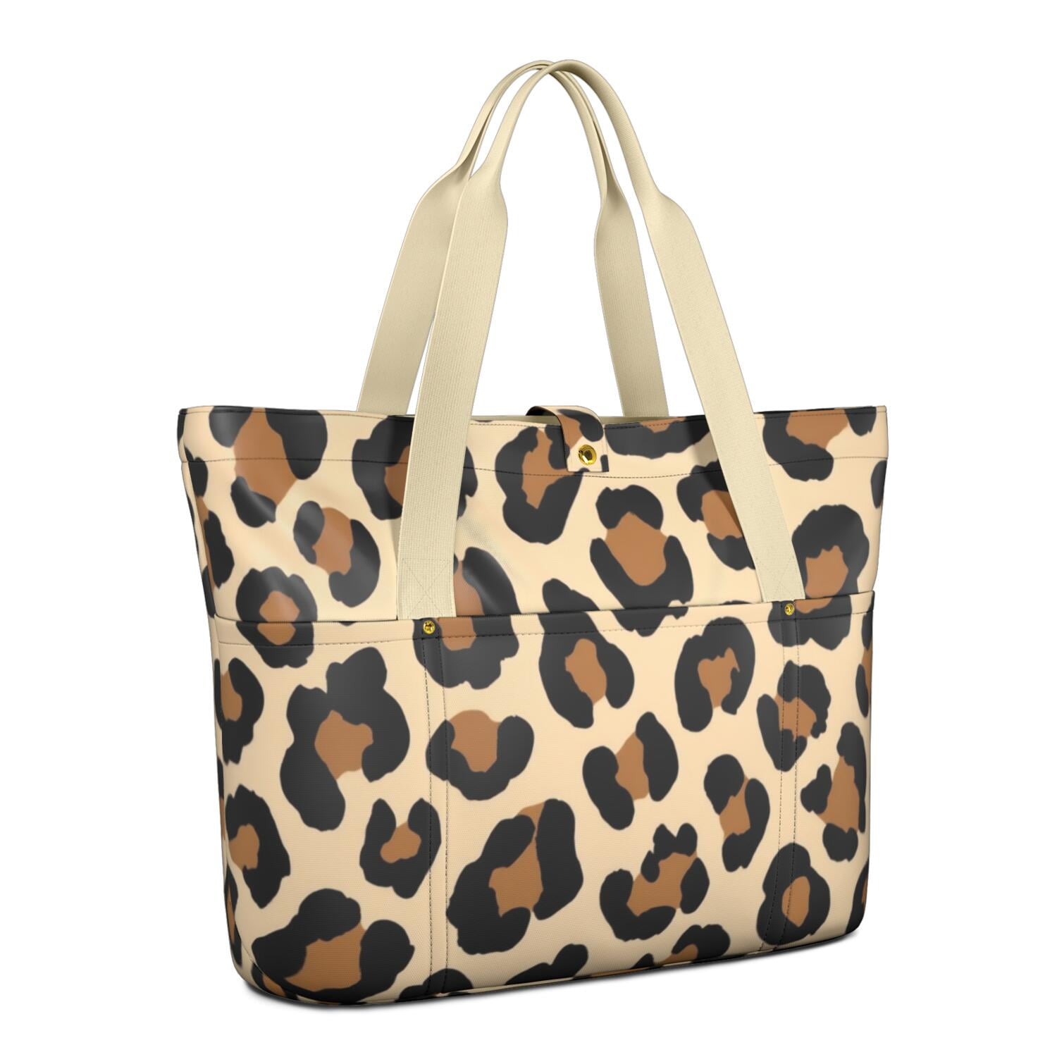 Tote Bag for Women - Classic Leopard Print Shoulder Bag - Large Utility ...