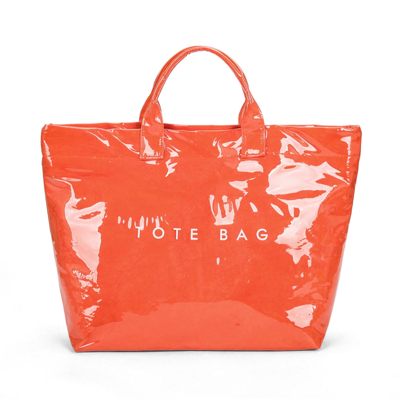 Tote Bag for Women, Large Plastic Tote Bag for Work, Letter Print Hobo ...