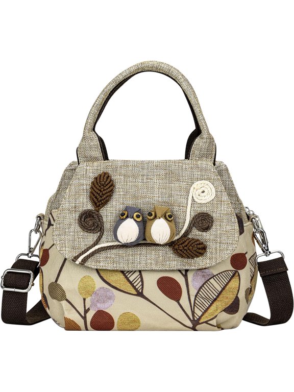 Coofit Women's Rhinestone Denim Handbags with Cross Style Shoulder ...