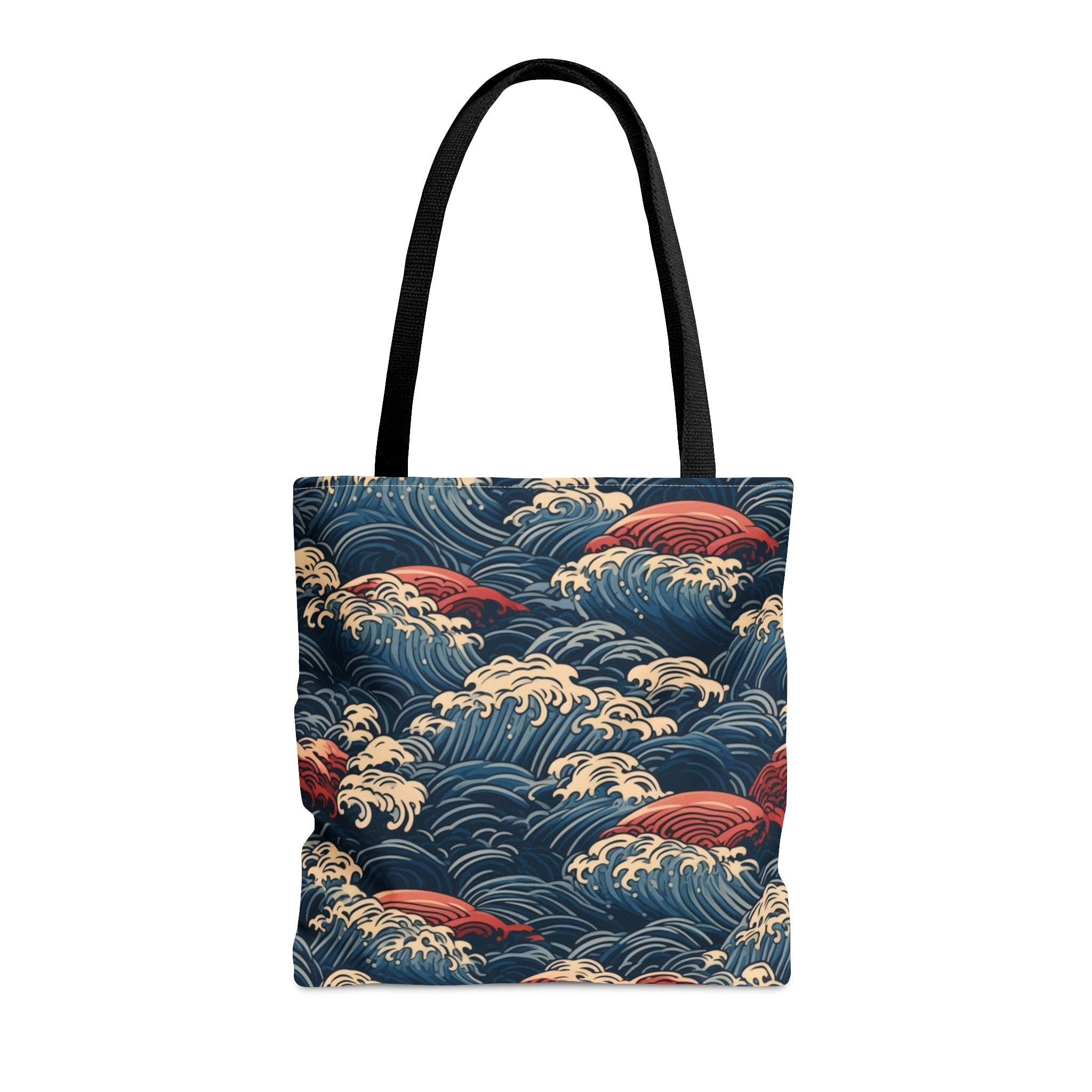 Tote Bag in Japanese Wave Pattern - Walmart.com