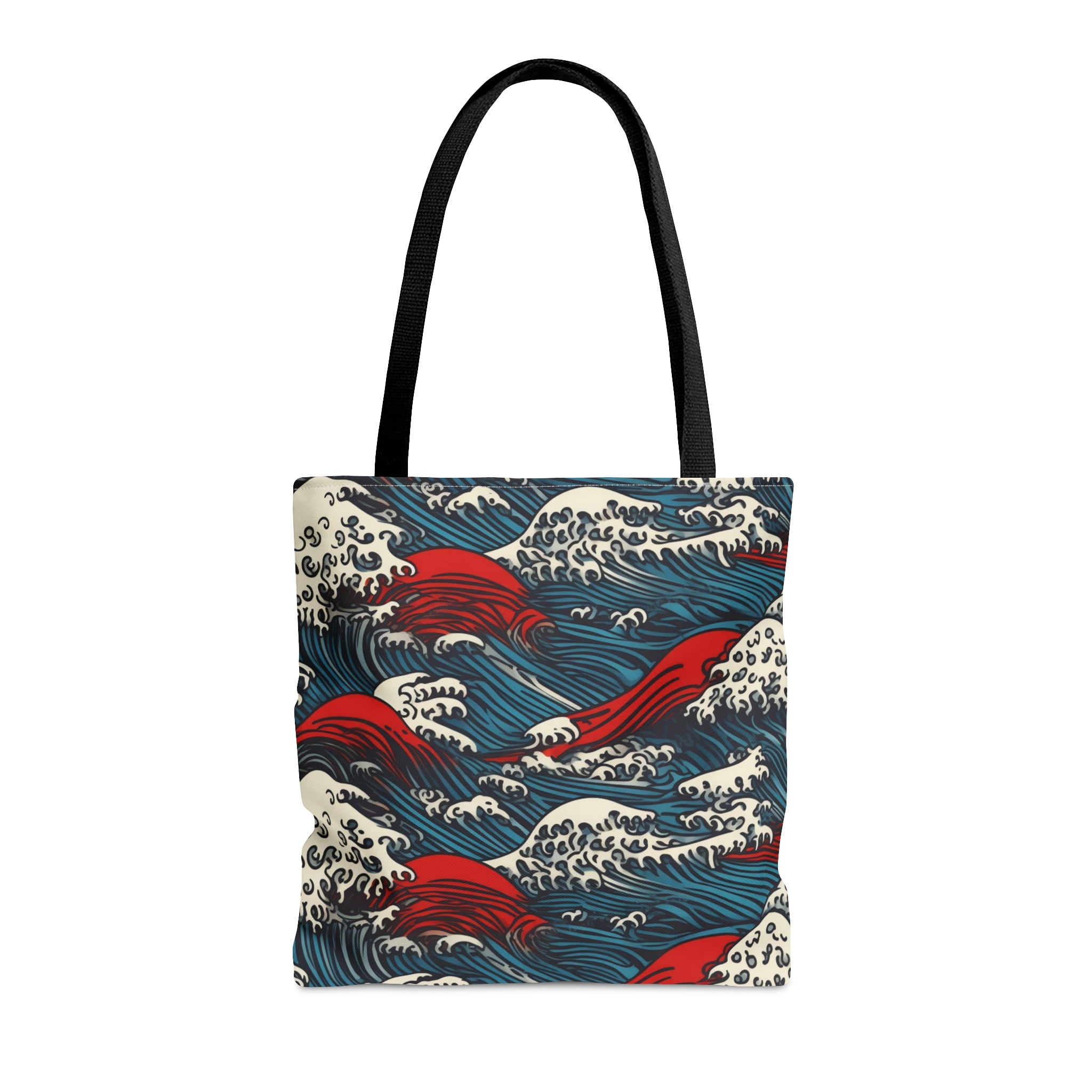 Tote Bag in Japanese Wave Pattern - Walmart.com