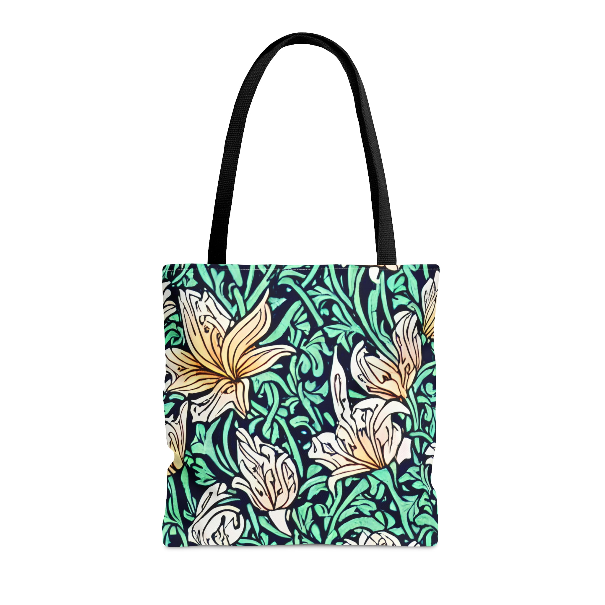 Tote Bag in Ornamental Floral Pattern - Walmart.com