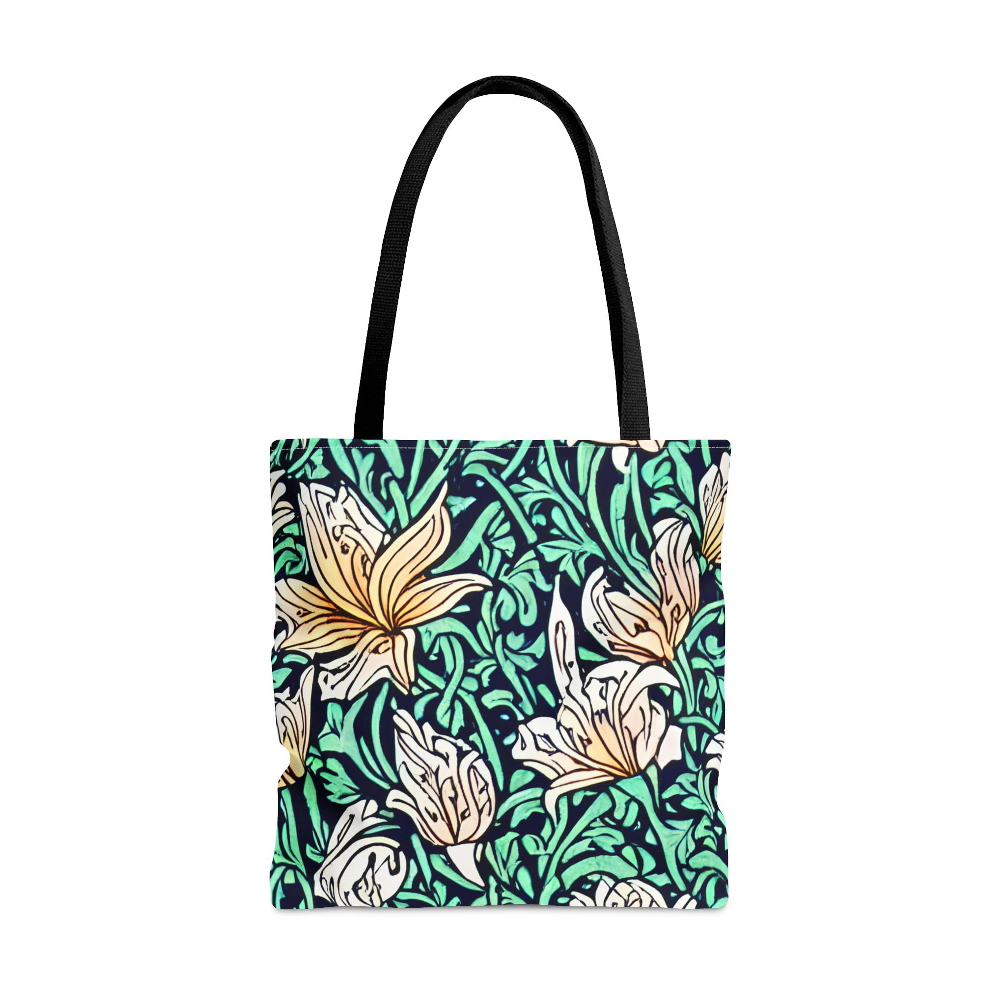 Tote Bag in Ornamental Floral Pattern - Walmart.com