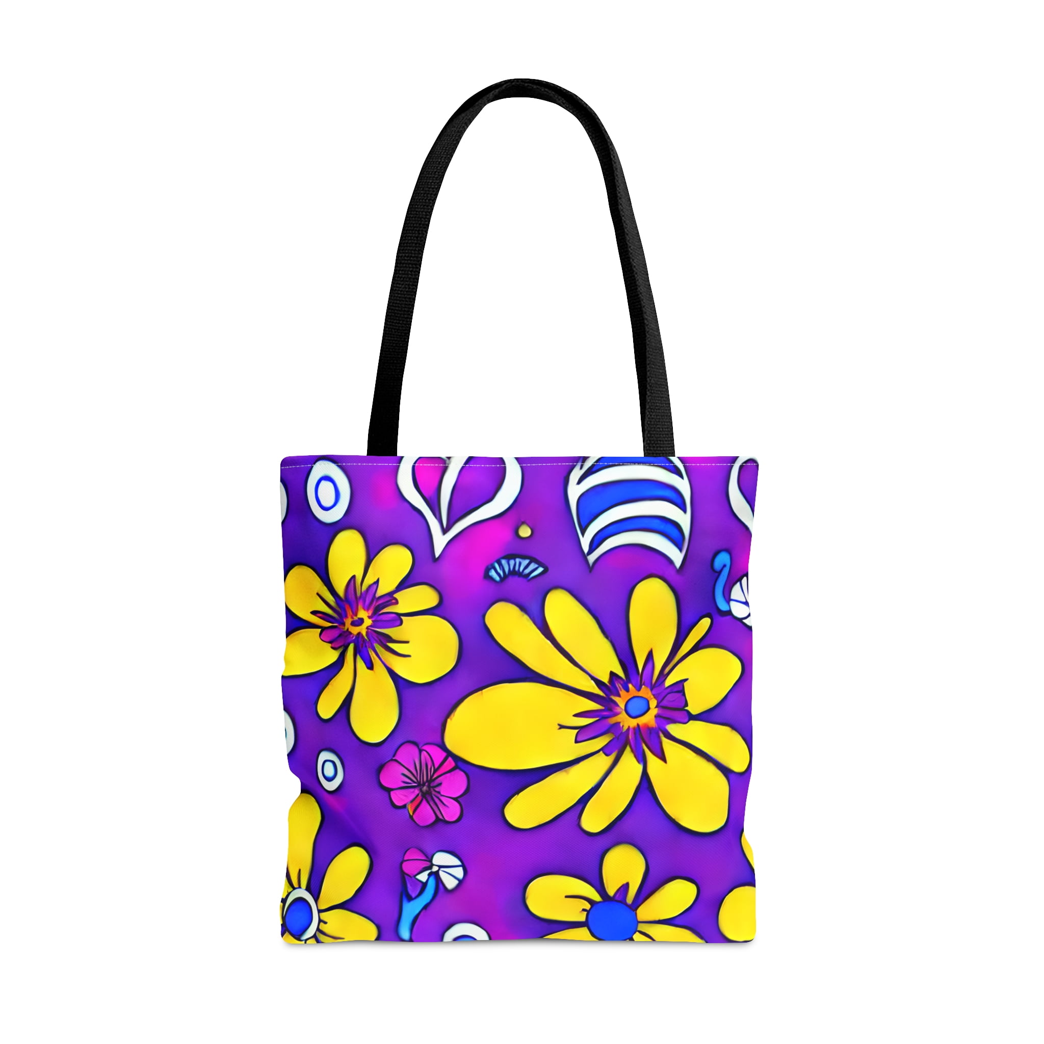 Tote Bag in Rusty Floral Pattern - Walmart.com