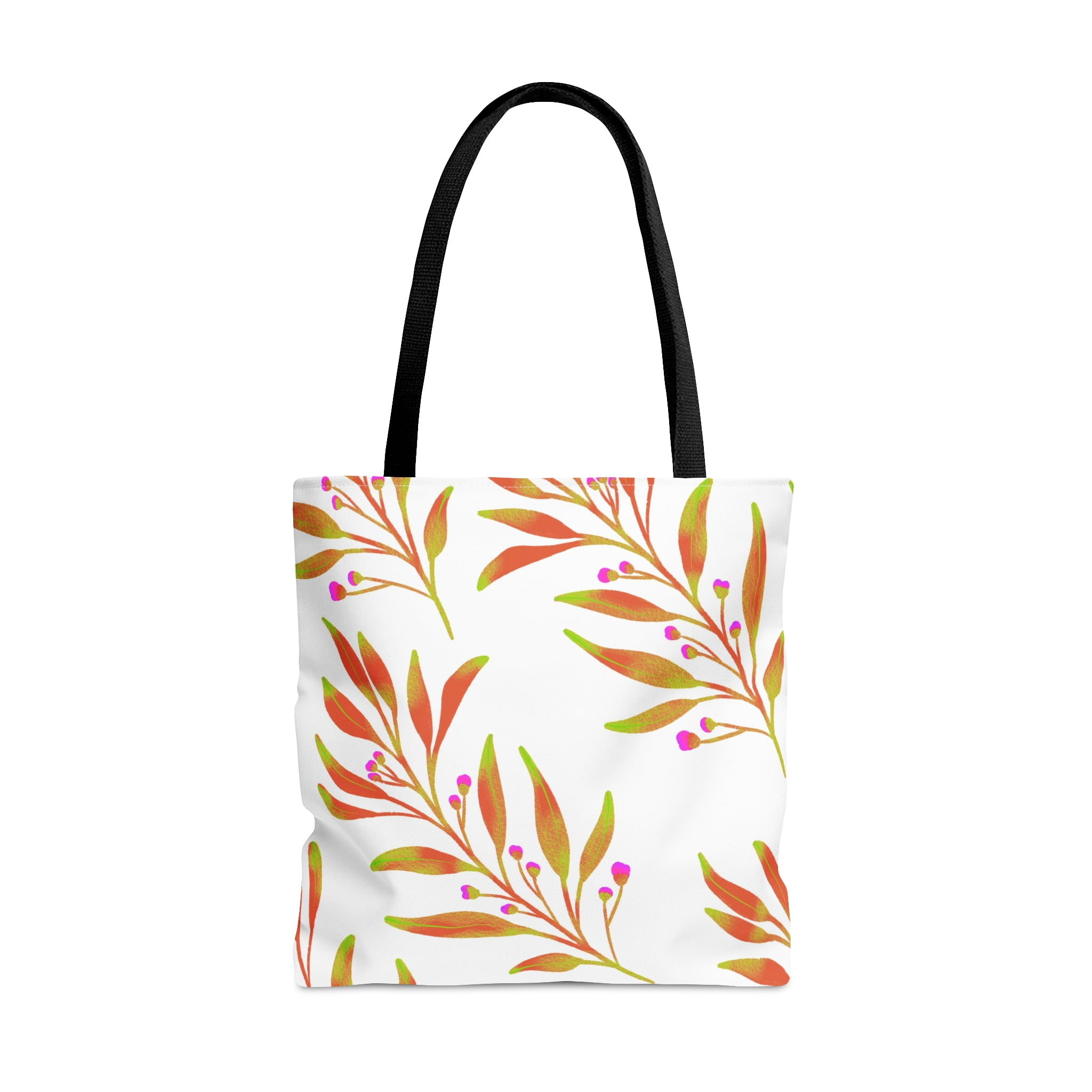 Tote Bag in Rusty Leaves Pattern - Walmart.com
