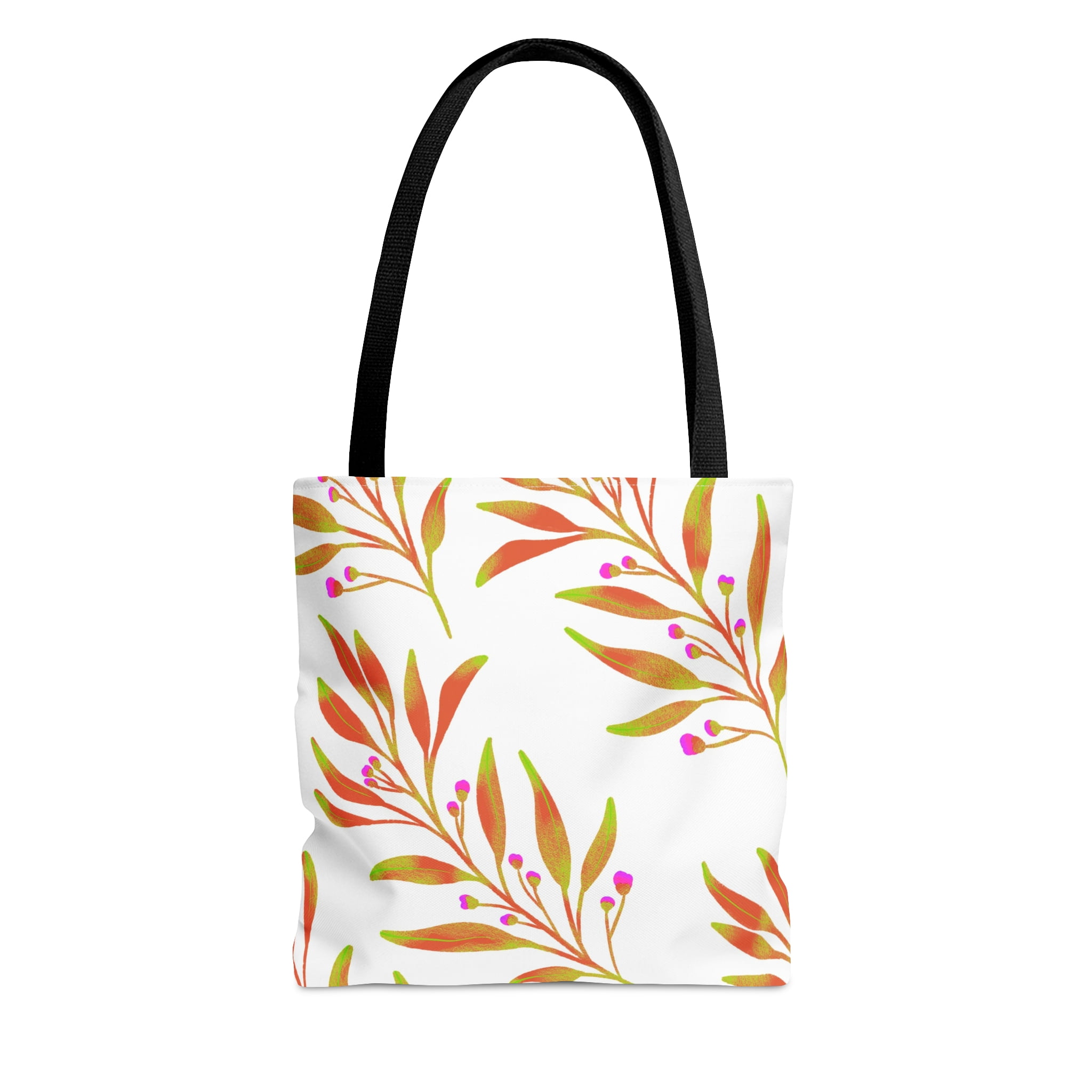 Tote Bag in Rusty Leaves Pattern - Walmart.com