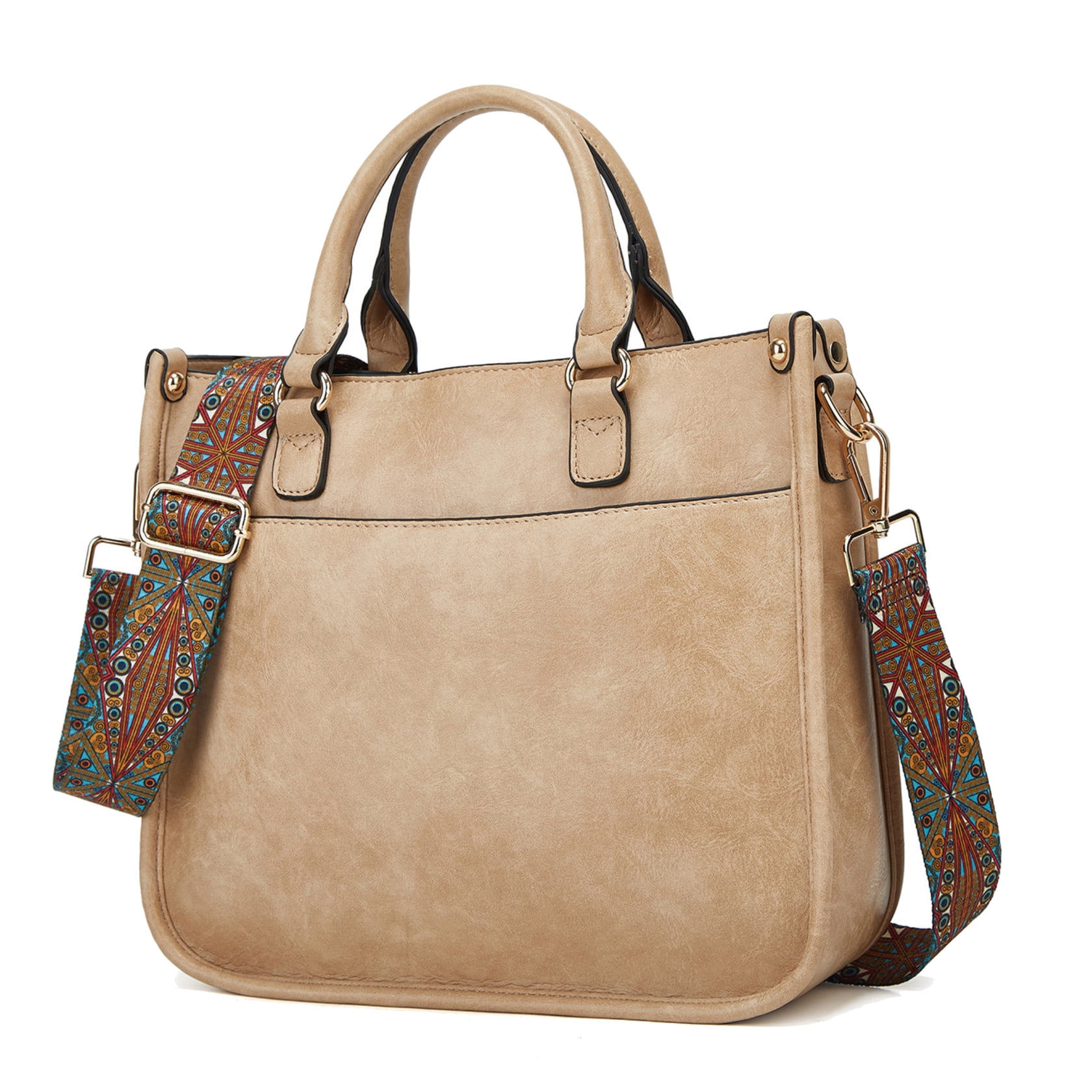 Tote Bag with Multi-Pocket for Women Large Crossbody Shoulder Handbag ...