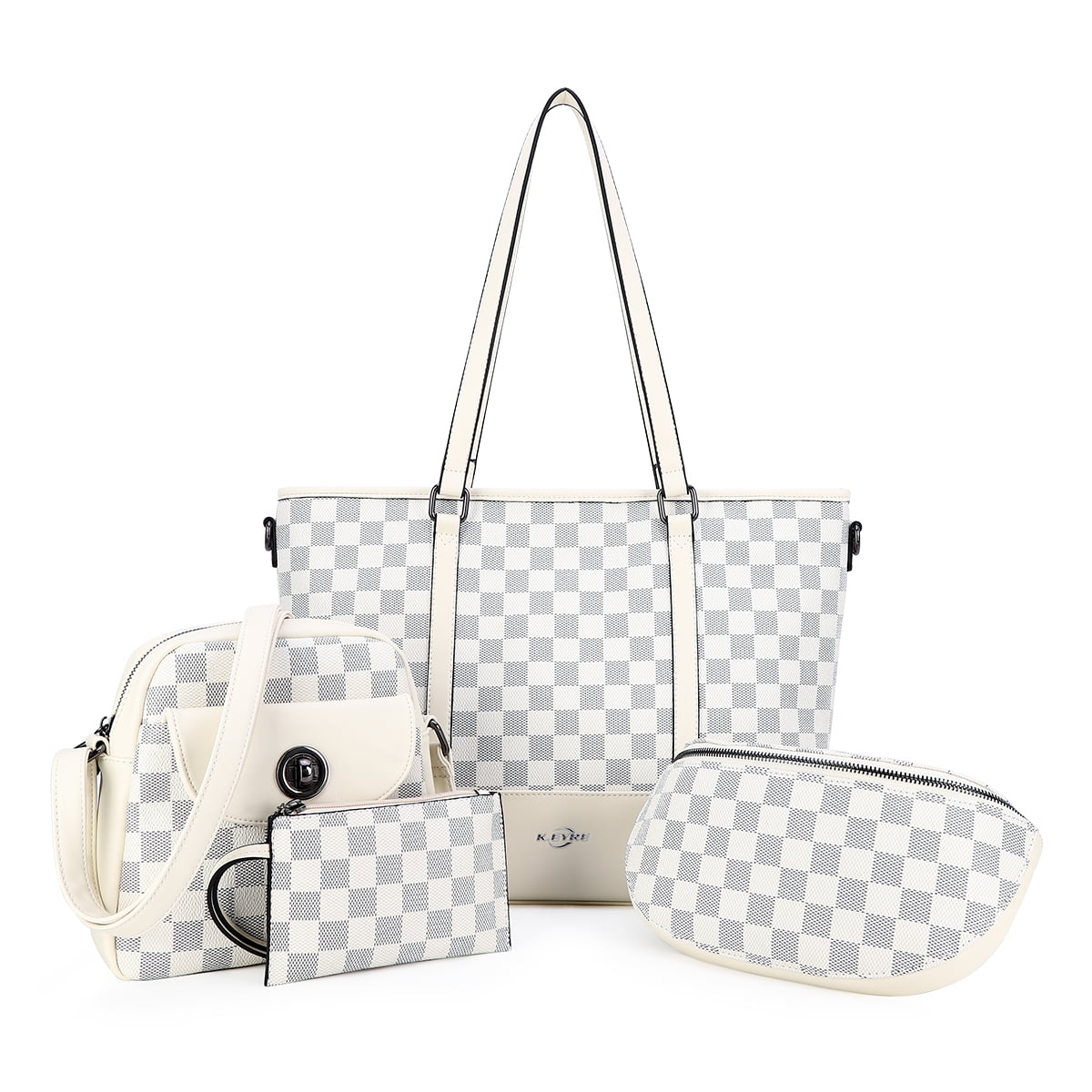 K.eyer Women's Tote Handbags Set, 4pcs, Large Laptop Tote, Crossbody ...