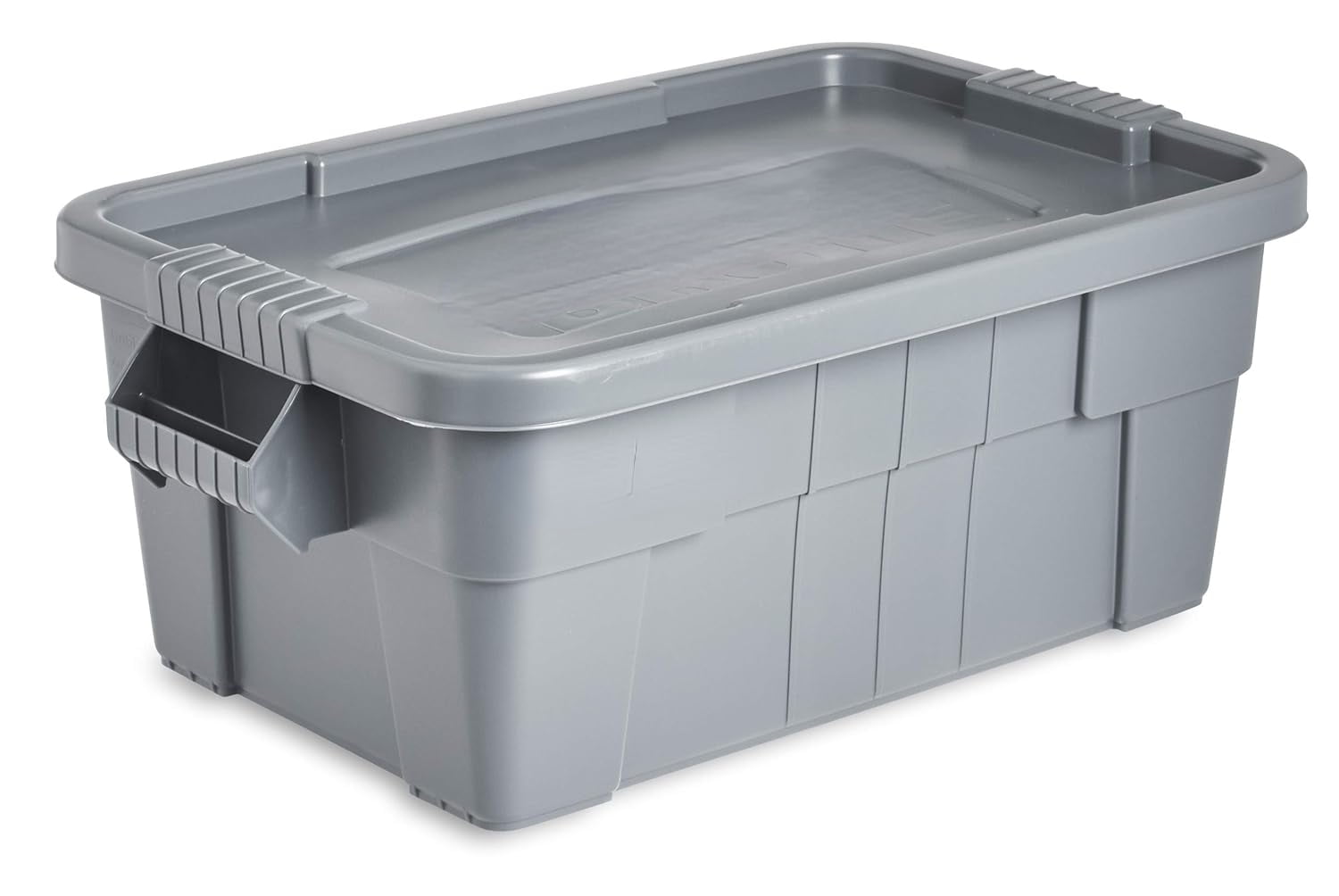 Tote Storage Container with Lid, 14-Gallon-included, Rugged/Reusable ...
