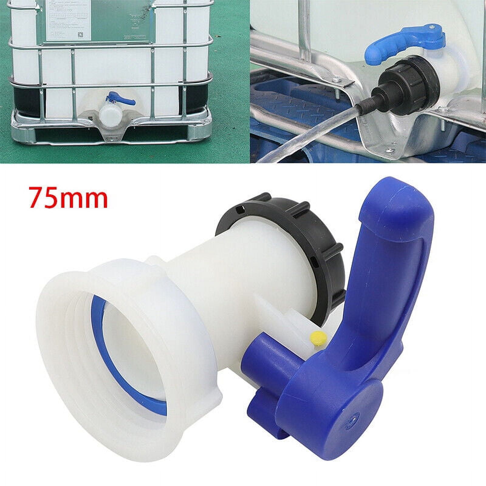 Tote Tank Adapter DN50 75mm 1000L IBC Water Container Butterfly Valve ...