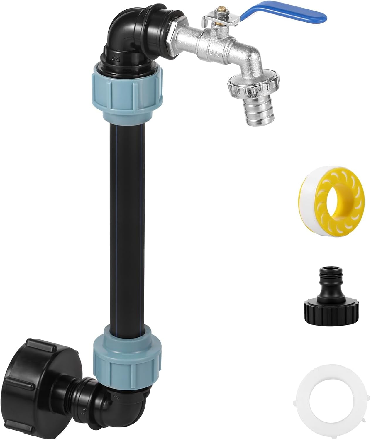 Tote Tank Adapter, Versatile High Strength Tote Hose Adapter Connection ...