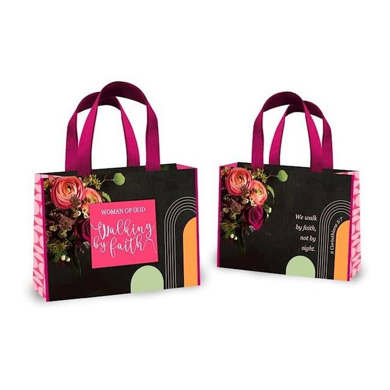 Christ To All Woman of God Walking By Faith Tote Bag - 14 x 10 x 4.5 in ...