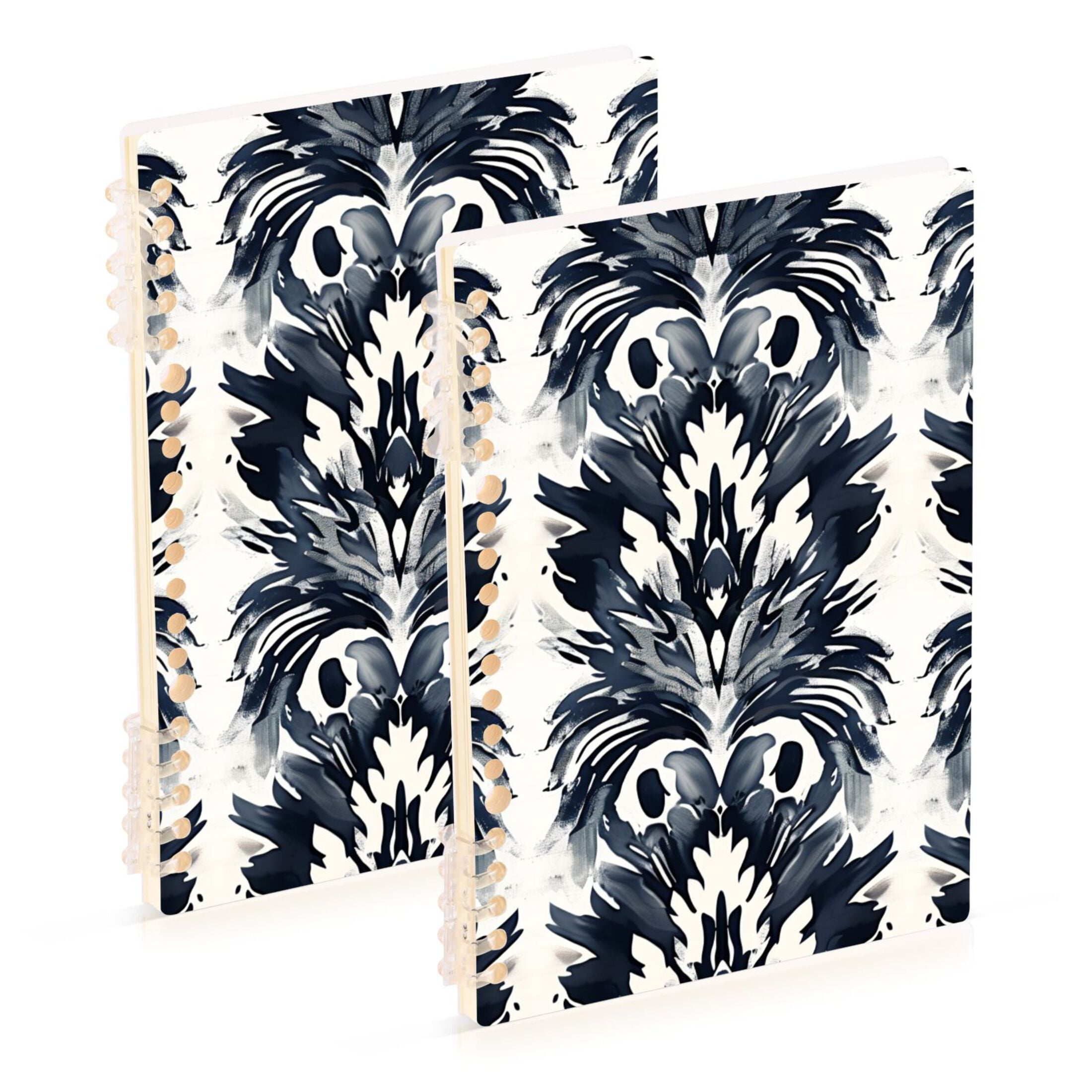Totem Blue Ring Binder Notebook Journey Note Diary College Ruled Spiral ...
