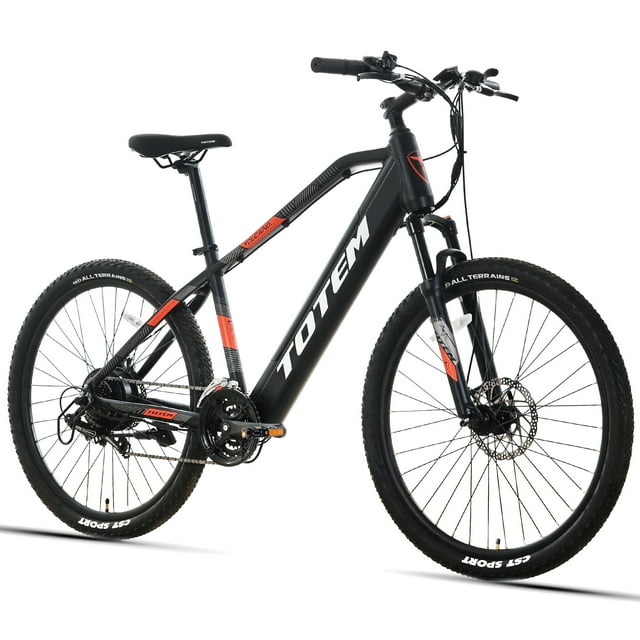 Totem Mountain Bikes for Adults, 27.5 Inch bike Volcano, Shimano 21-Speed Gears, Lockable ...