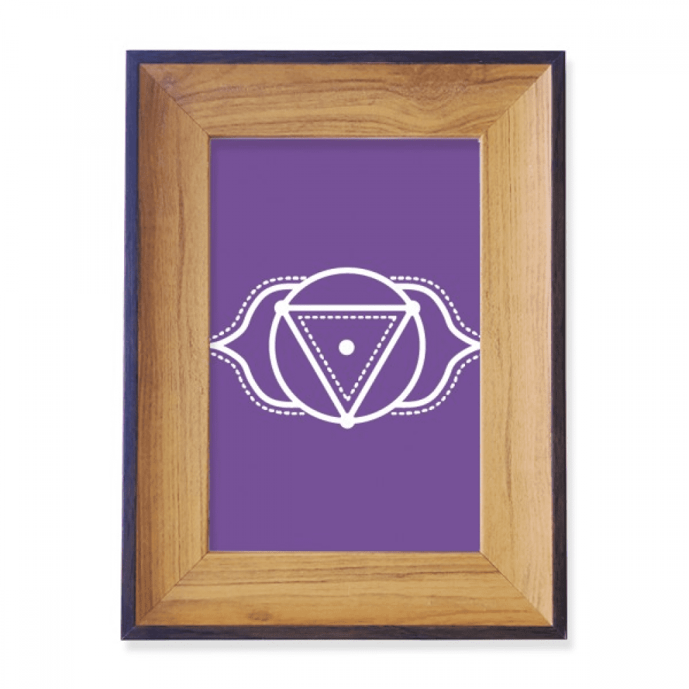 Totem Pattern Flower Triangle Photo Frame Exhibition Display Art ...