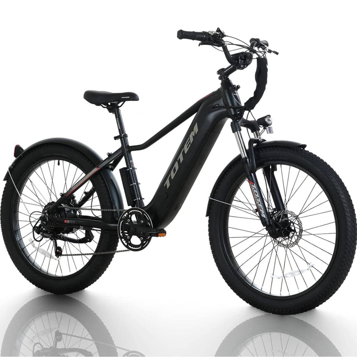Totem Ranger eBike for Adults, Electric Mountain Bike, 26", 750W ...