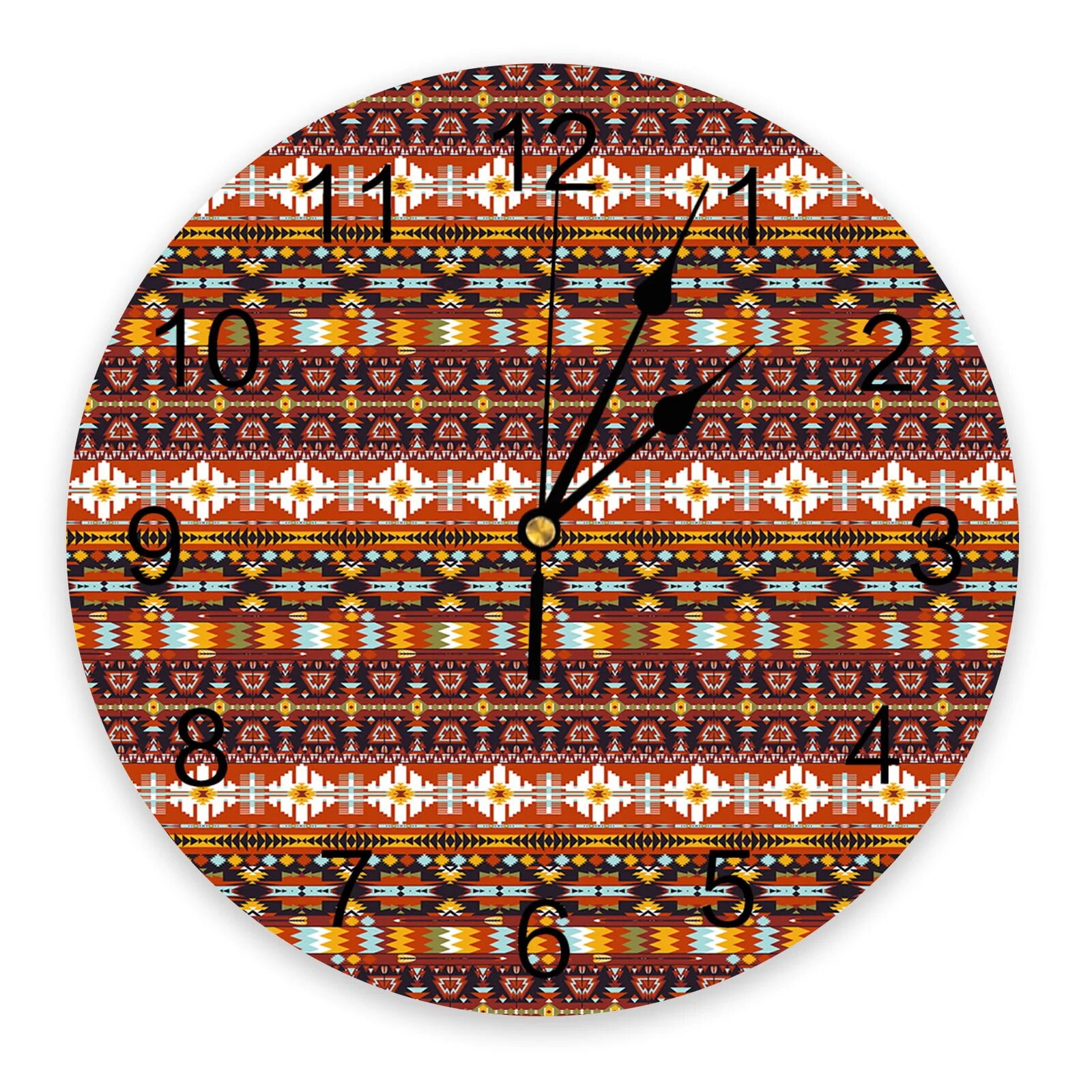 Totem Triangle Wall Clock Modern Design Living Room Decoration Kitchen ...