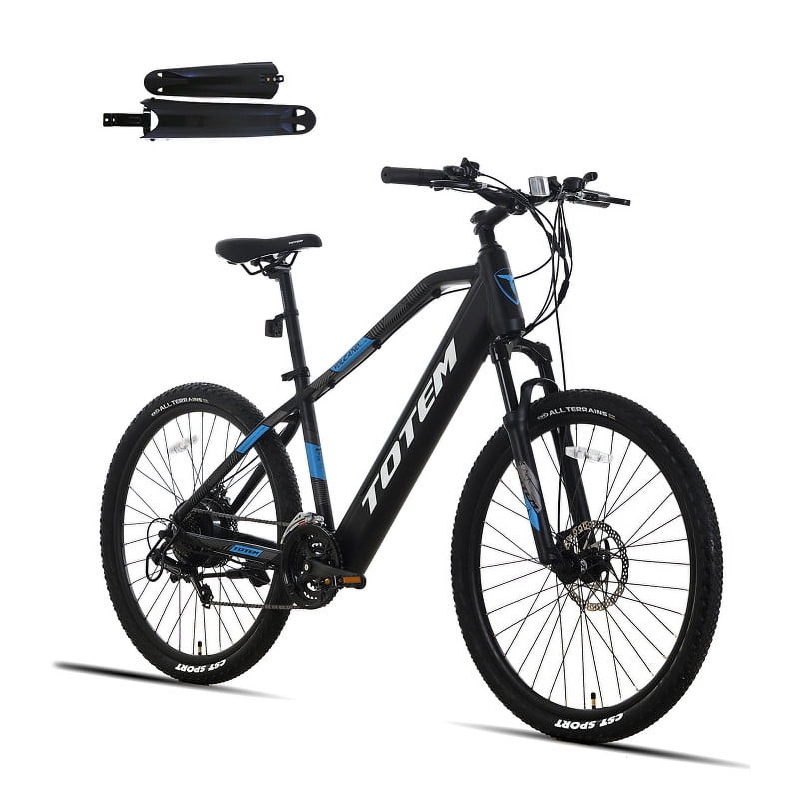 Totem Volcano Electric Bike for Adults 27.5”, 500W Powerful Motor, 48V ...