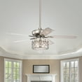 Toten 3 Light Aged Silver Fandelier Ceiling Fan - Walmart.com