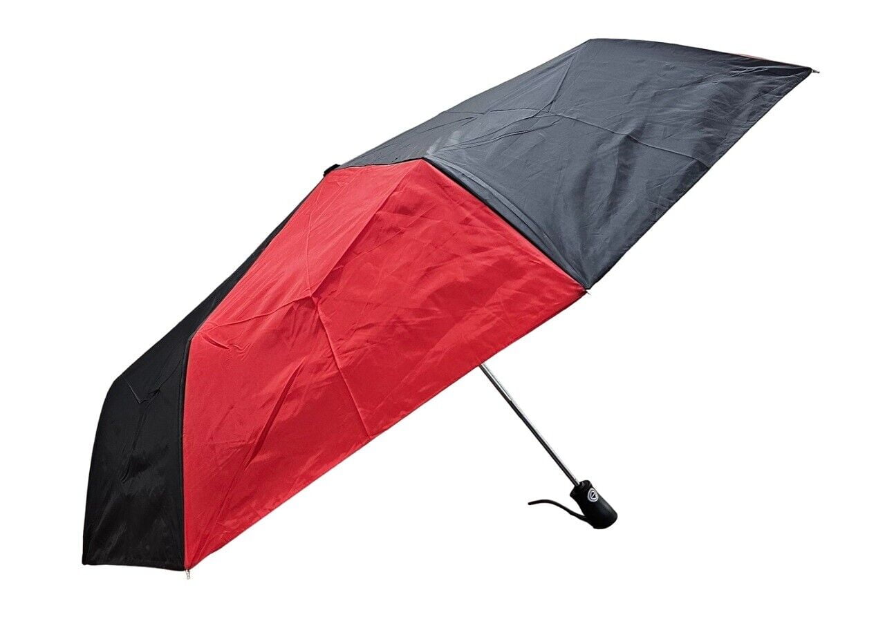 Totes 3sec 70cm AOC Family Jumbo Umbrella - 0852 (Black/Red) - Walmart.com