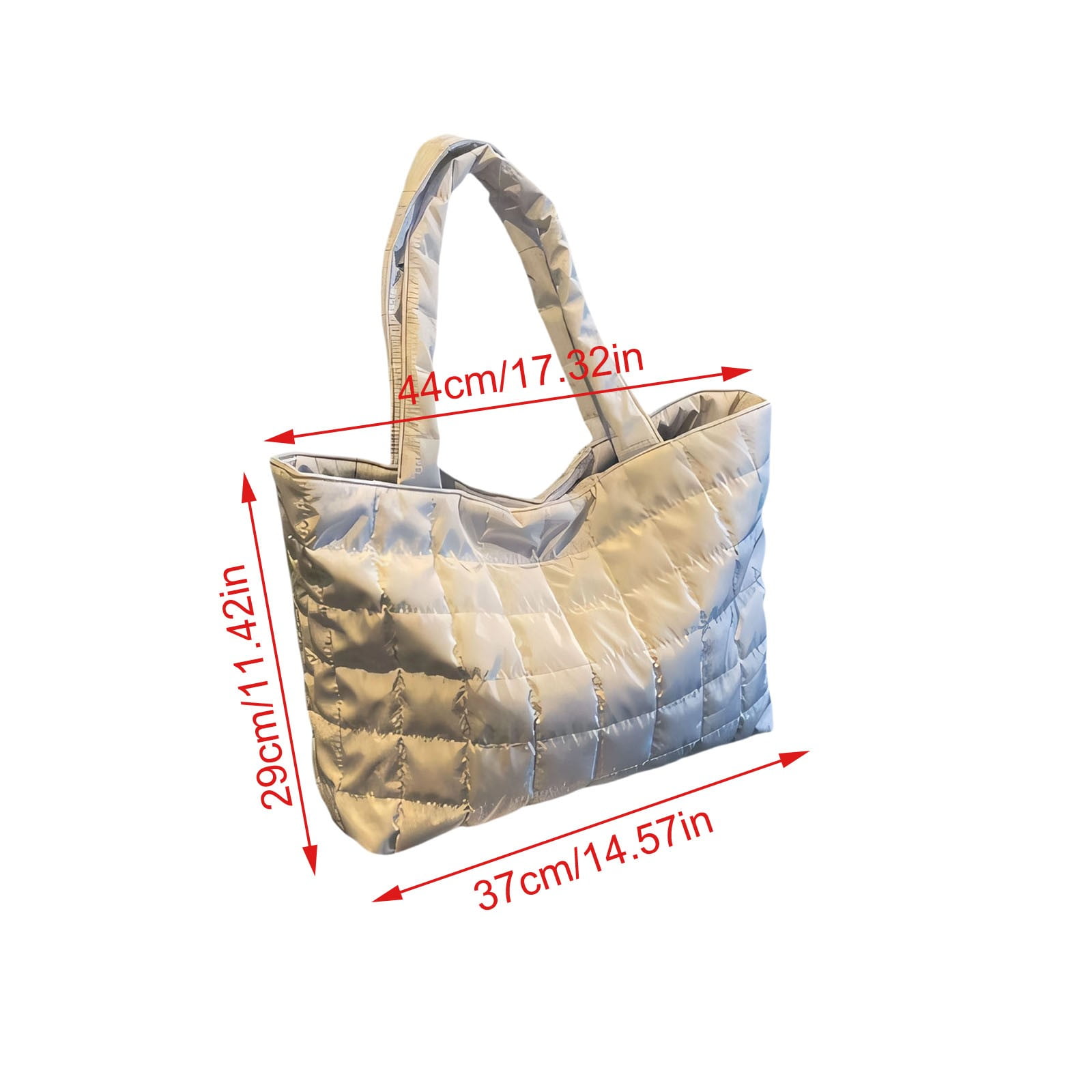 Totes Cocopeaunt Quilted Tote Bags for Women Lightweight Puffer Padding ...