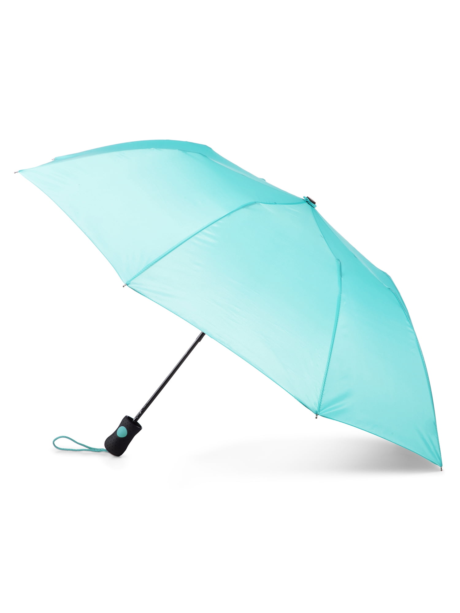Totes Recycled Canopy Auto Open Umbrella Aqua - Walmart.com