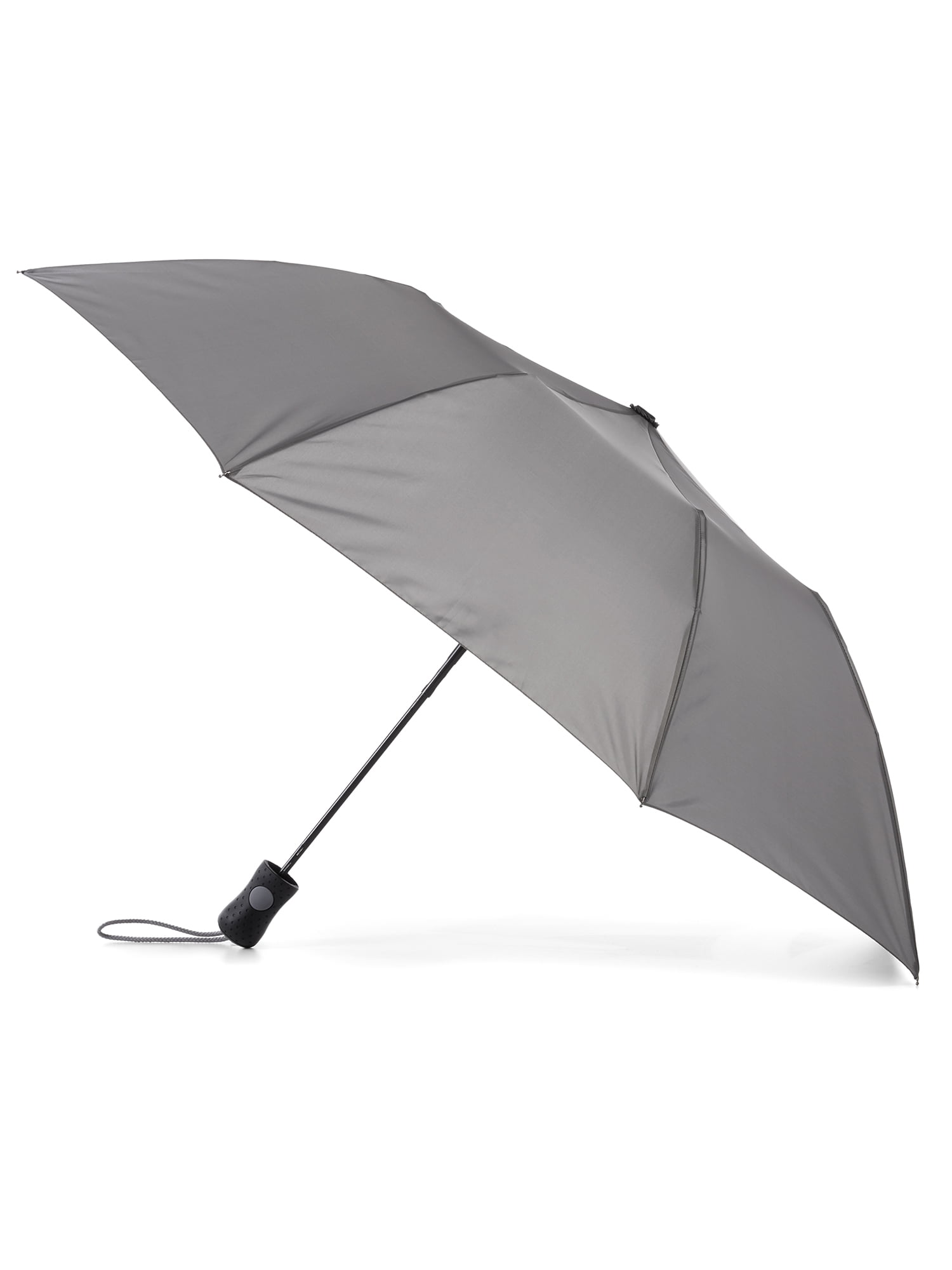 Totes Recycled Canopy Auto Open Umbrella Gray - Walmart.com