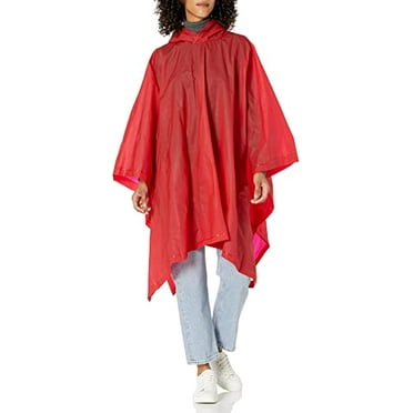 AGPTEK Reusable Rain Ponchos with Hood & 1 Pouch for Adults, Hiking ...