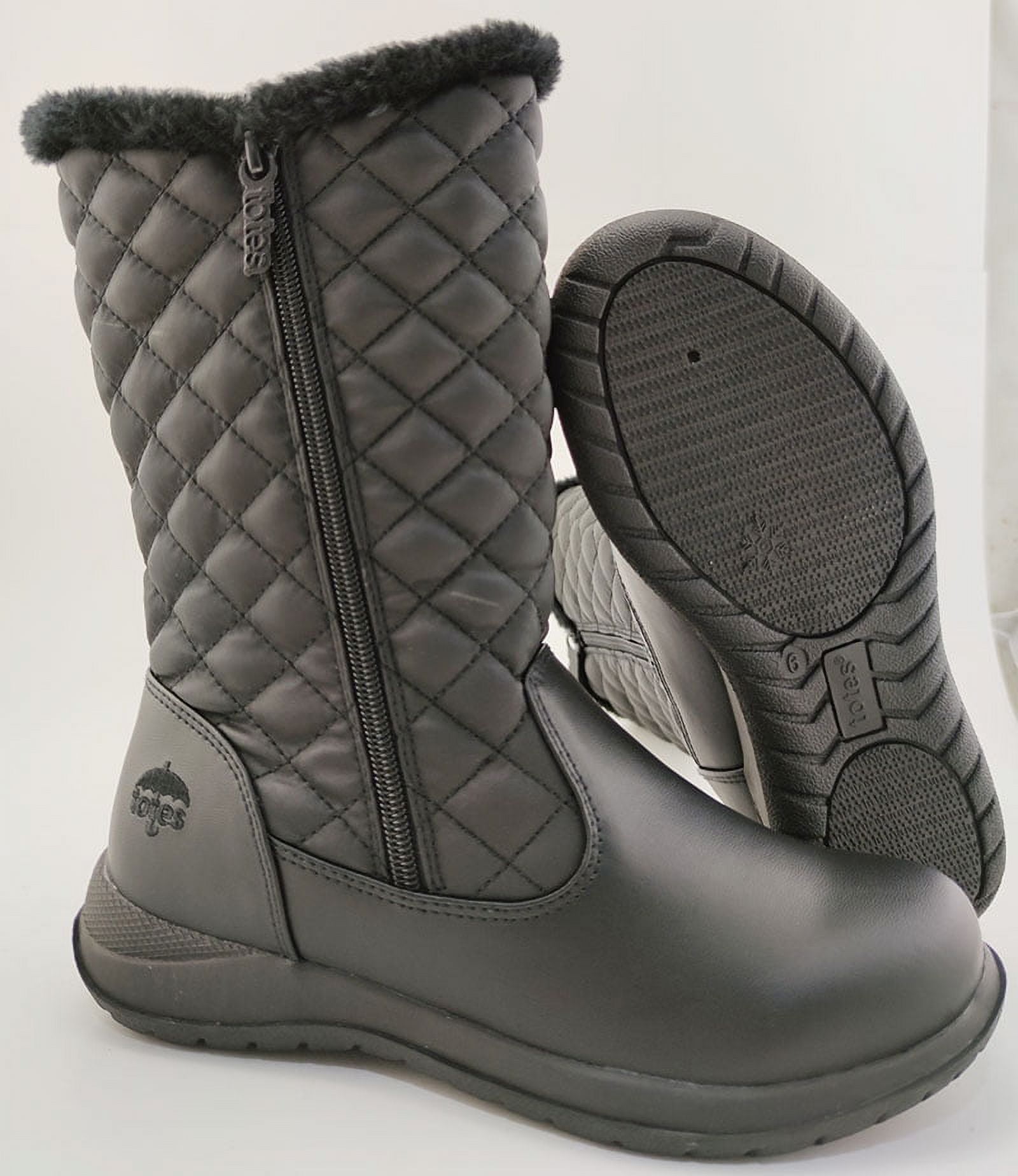 Totes Women's Jade Quilted Waterproof Winter Boot - Walmart.com
