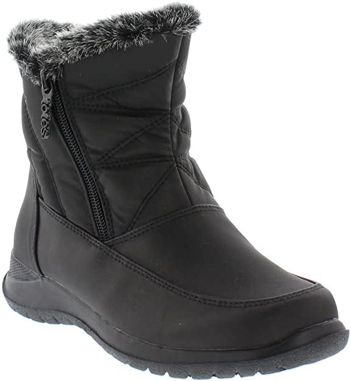 Totes Womens Cold Weather Boots Dalia - Black, 8 Wide Width - Walmart.com