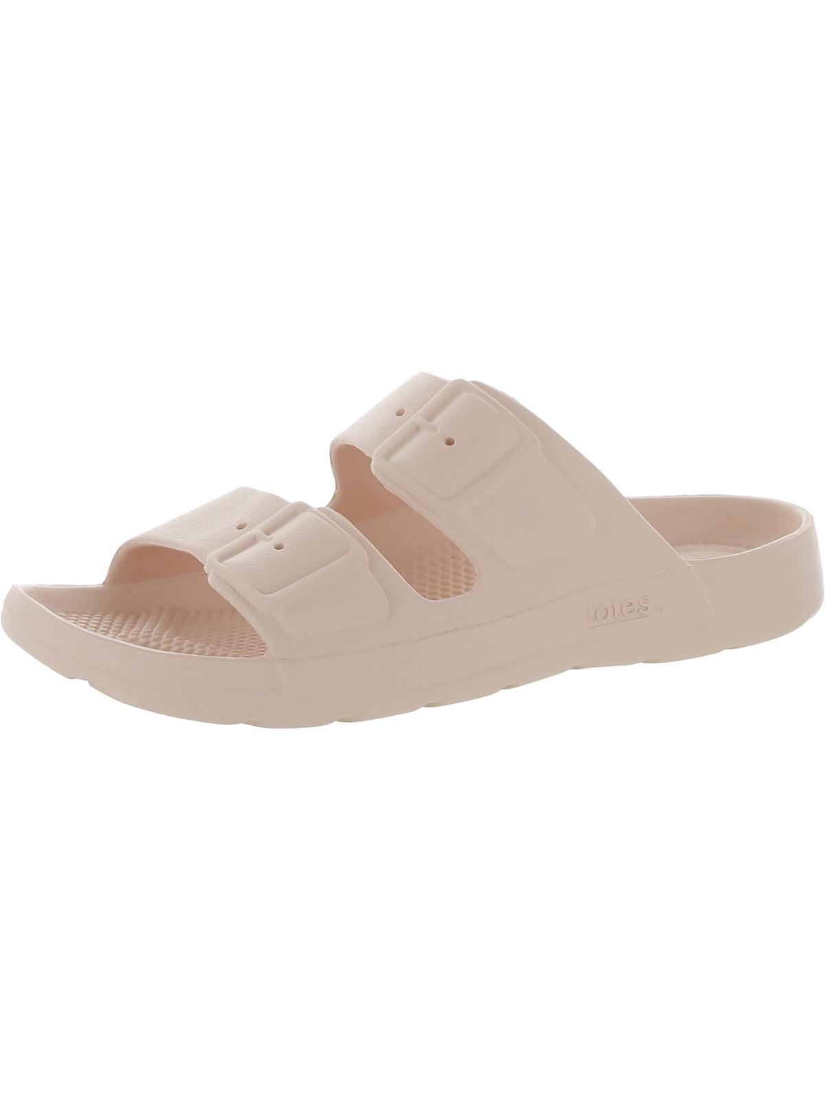 Totes Womens Ts14 Slip On Round Toe Slide Sandals - Walmart.com