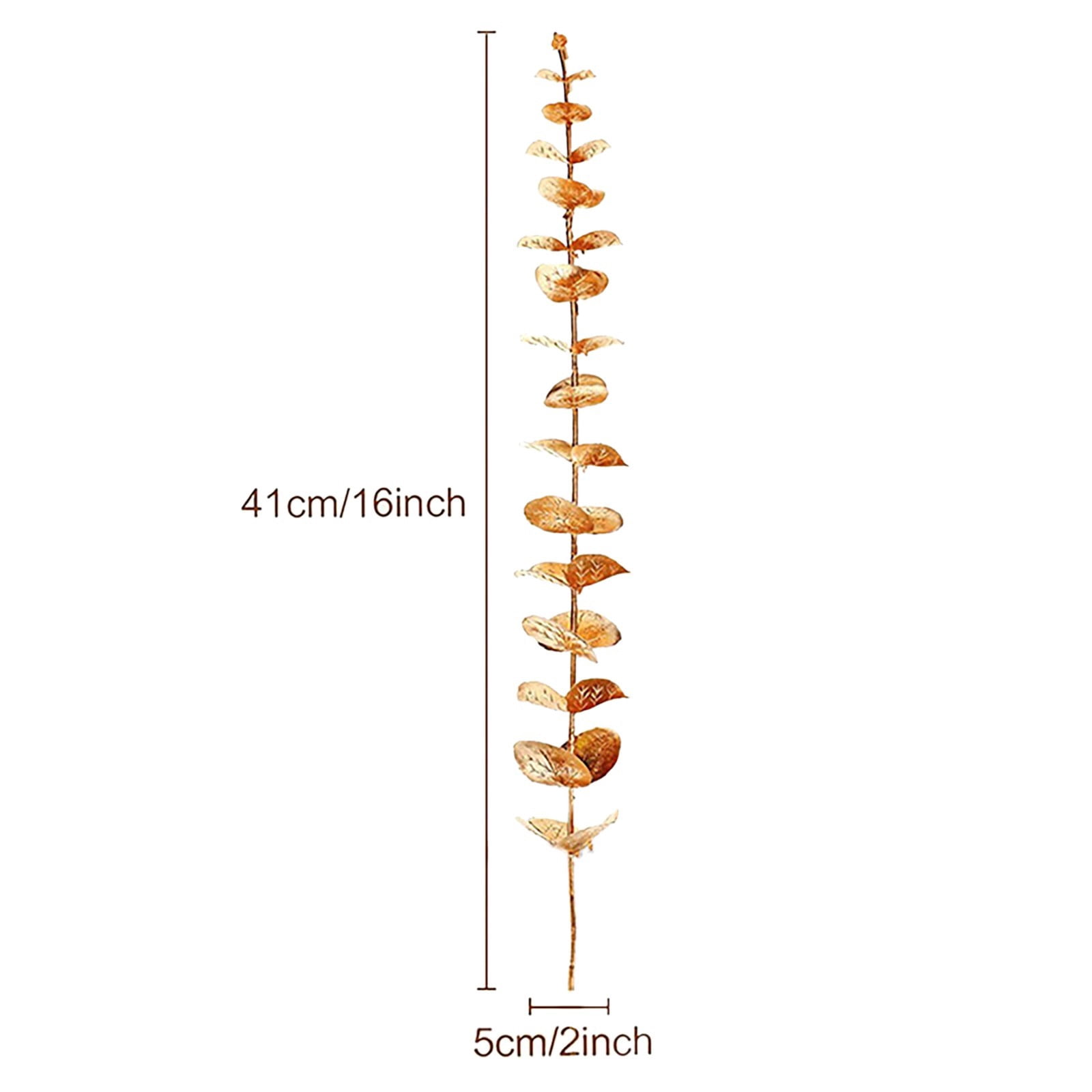 Totil Artificial flowers 24PCS Artificial Leaves Long Stems Plants ...