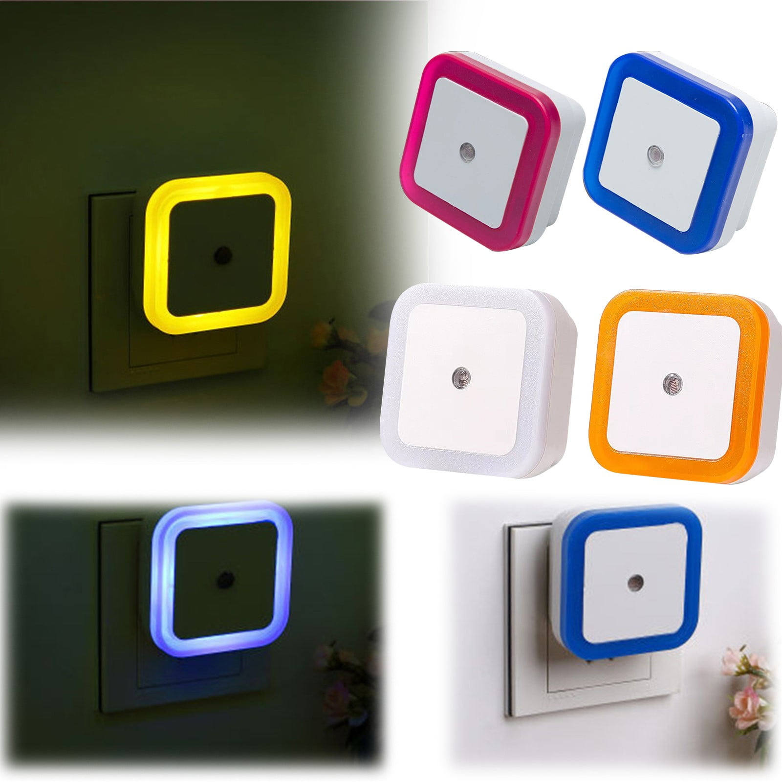 Totil Night Lights LED Night Light Lamp With Smart Sensor Dusk to Dawn ...