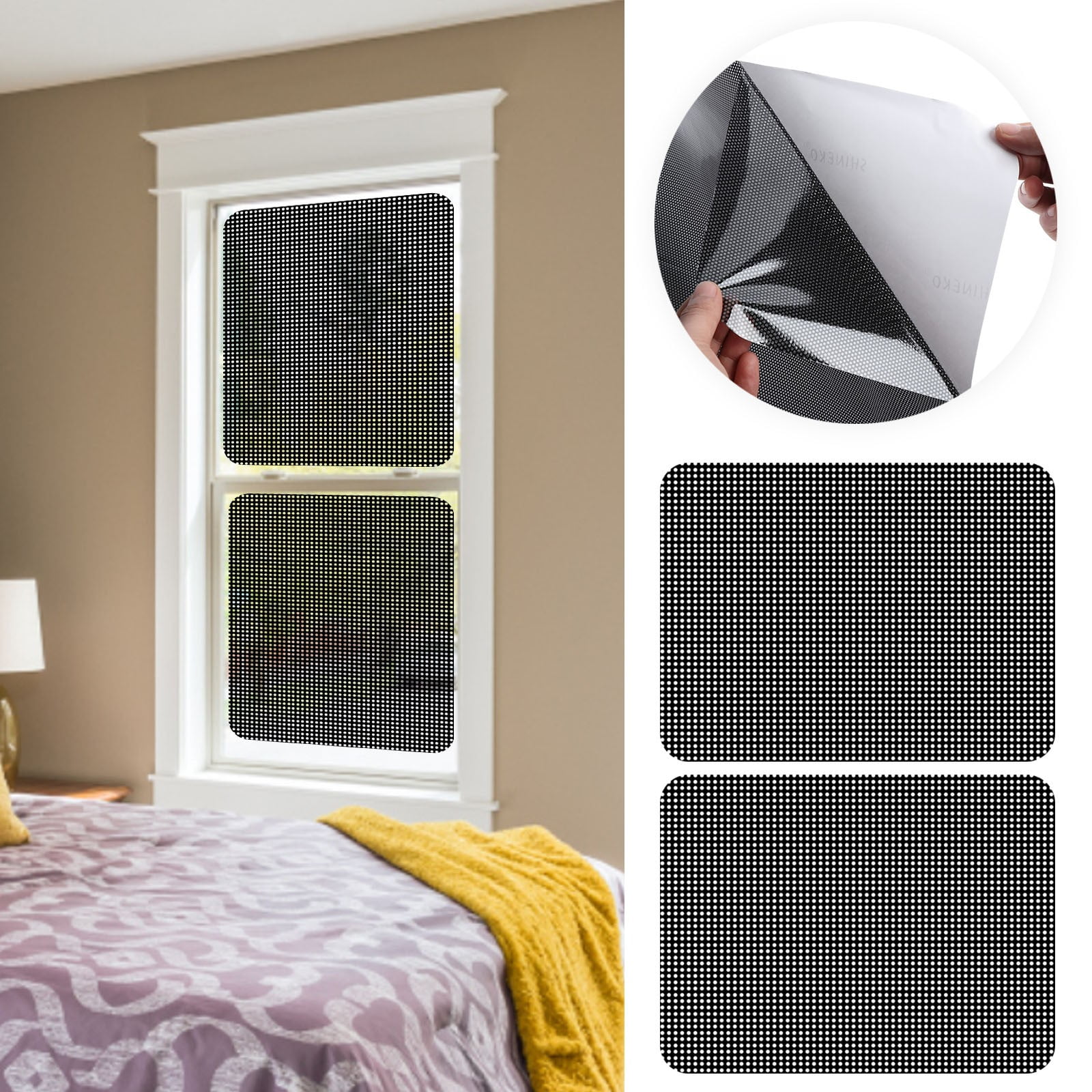 Totil Stickers 2 Pack Car Rear Window Side Sunshield Stops Static Fit ...