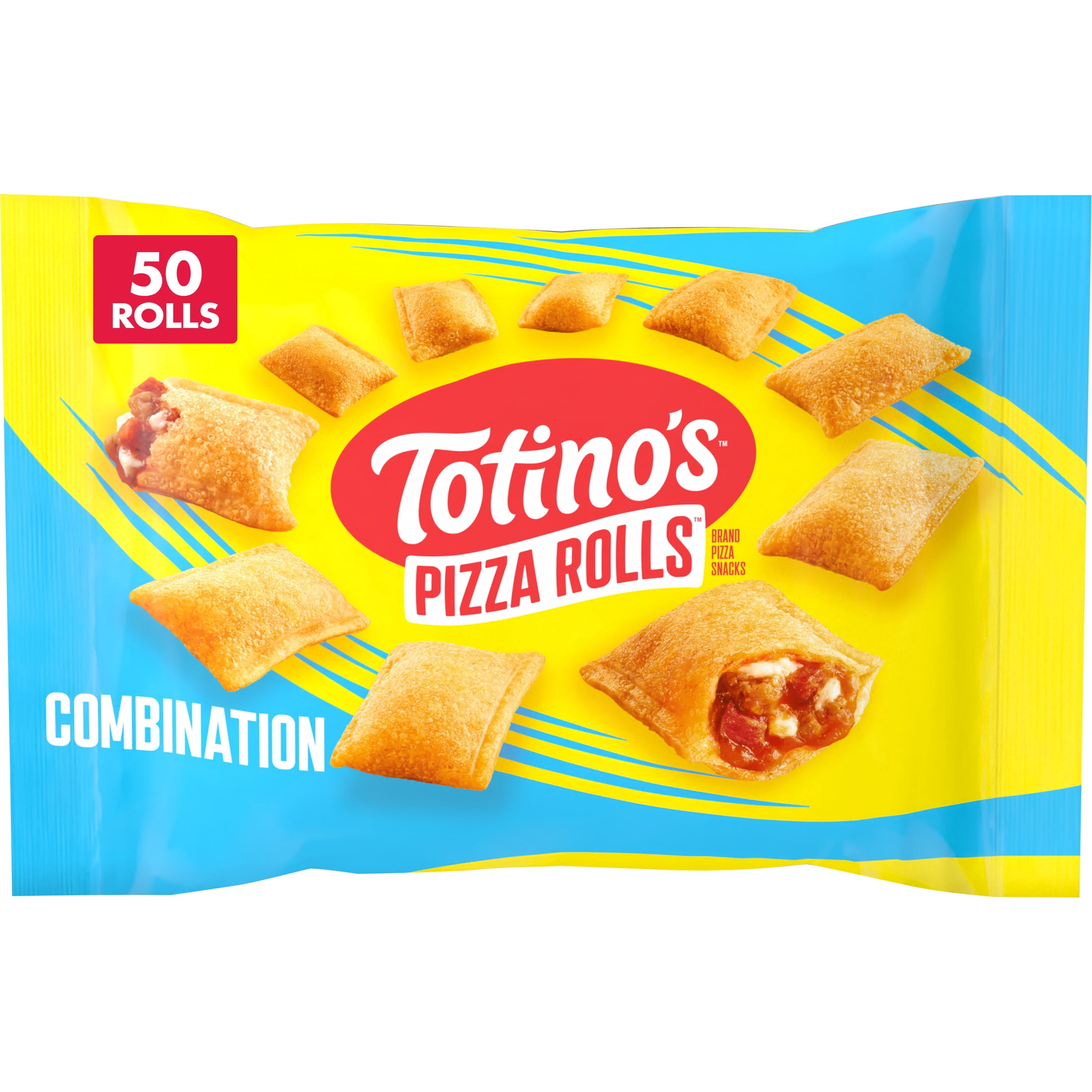 Totino's Combination Pizza Rolls Snacks, 50 Rolls (Frozen) - Walmart.com