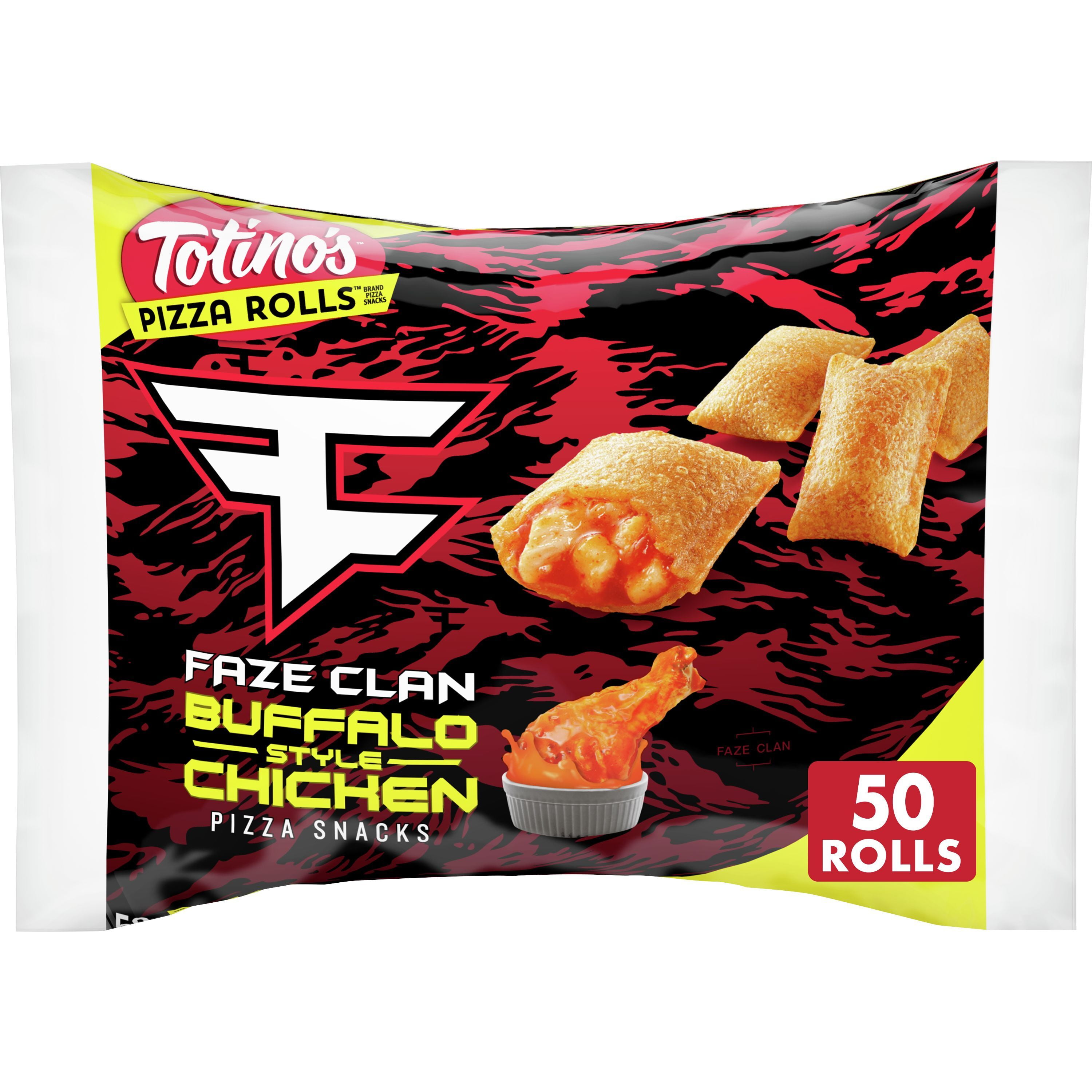 Totino's Pizza Rolls, FaZe Clan Buffalo Style Chicken, Frozen Snacks ...