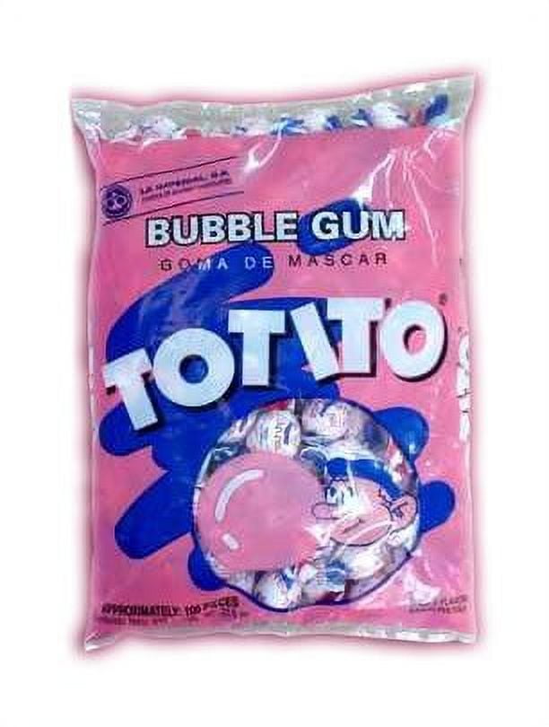 Totito, Bubble Gum Fruits Flavored, 100 Count, No code - Walmart.com