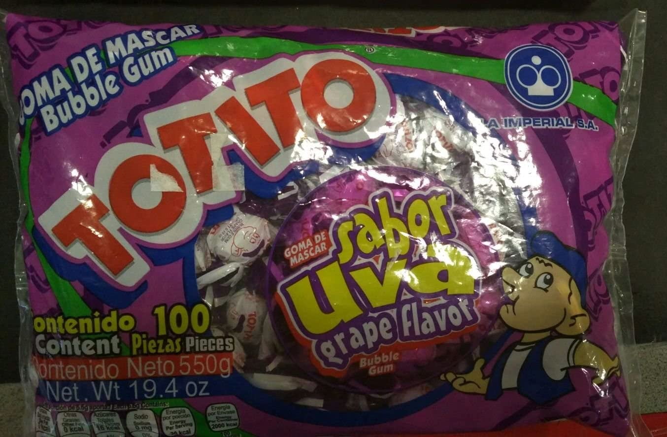 Totito Sabor Uva Gum - Walmart.com